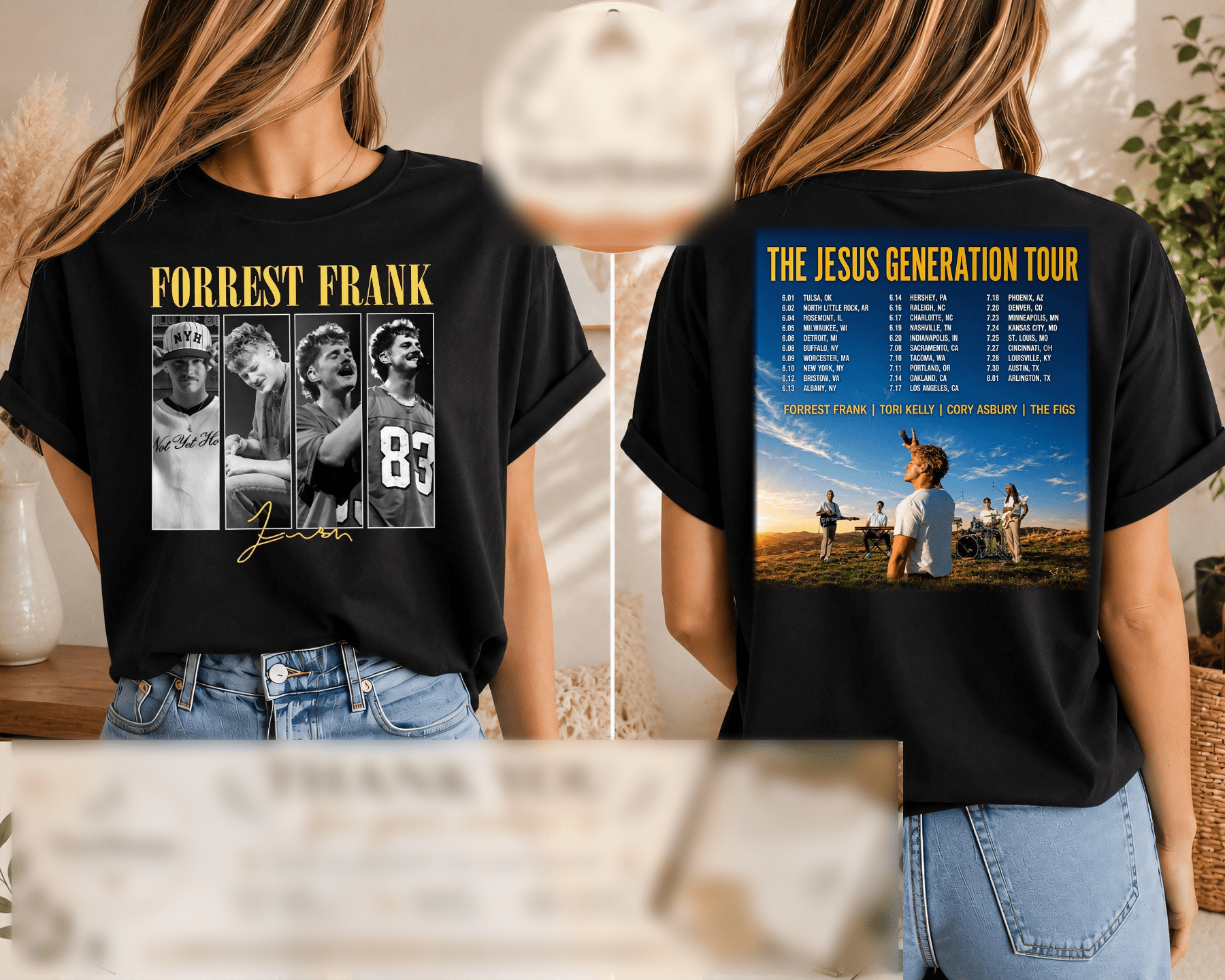 NAMENT Tour Shirt 2026 Concert Back Print Tour Dates Tee, Comfort ...