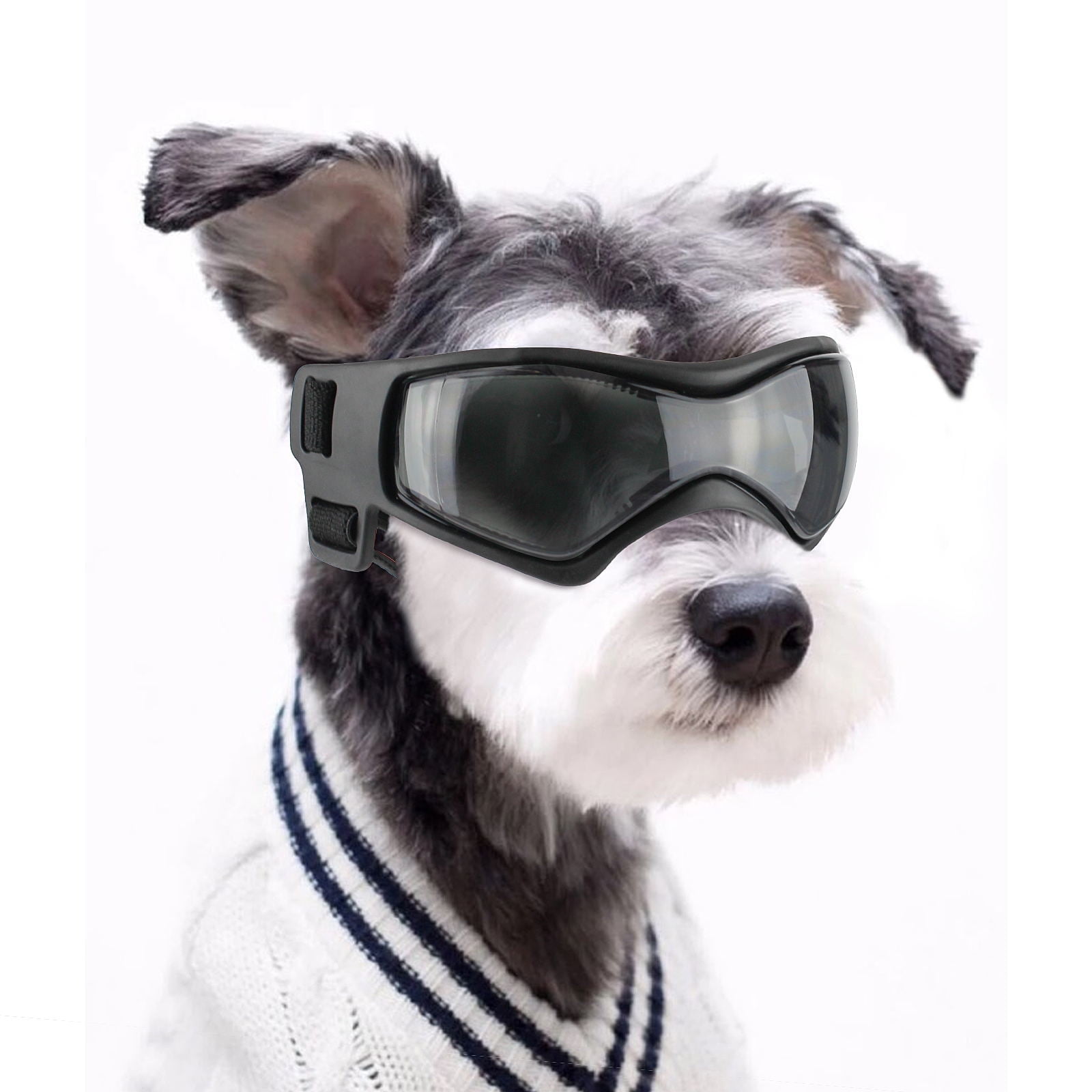 NAMSAN Dog Goggles Anti-UV Pet Sunglasses with Adjustable Straps for ...