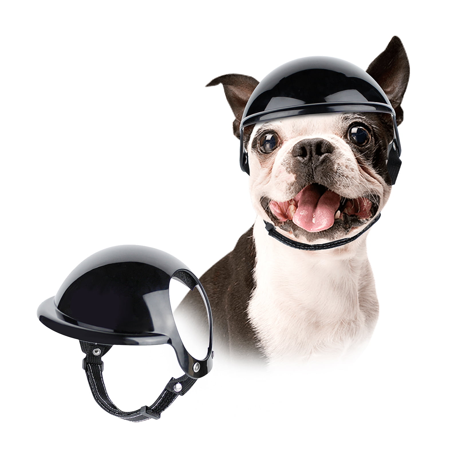 NAMSAN Dog Helmet for Puppy, Bike Gear with Ear Holes, Adjustable Strap ...