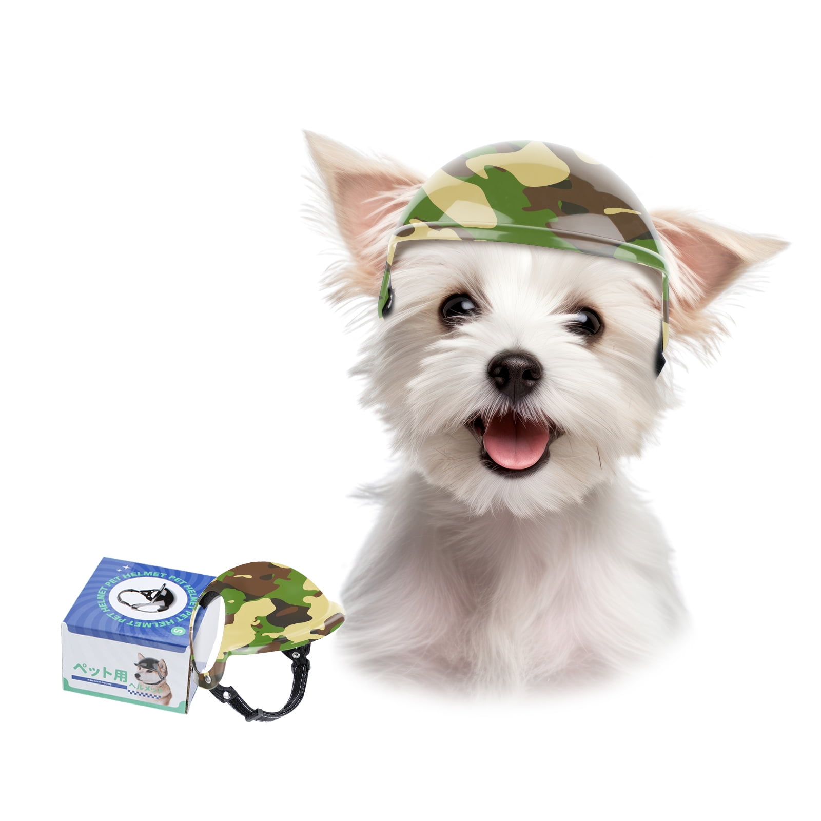 NAMSAN Dog Motorcycle Helmet Lightweight Sturdy Pet Helmet for Small ...