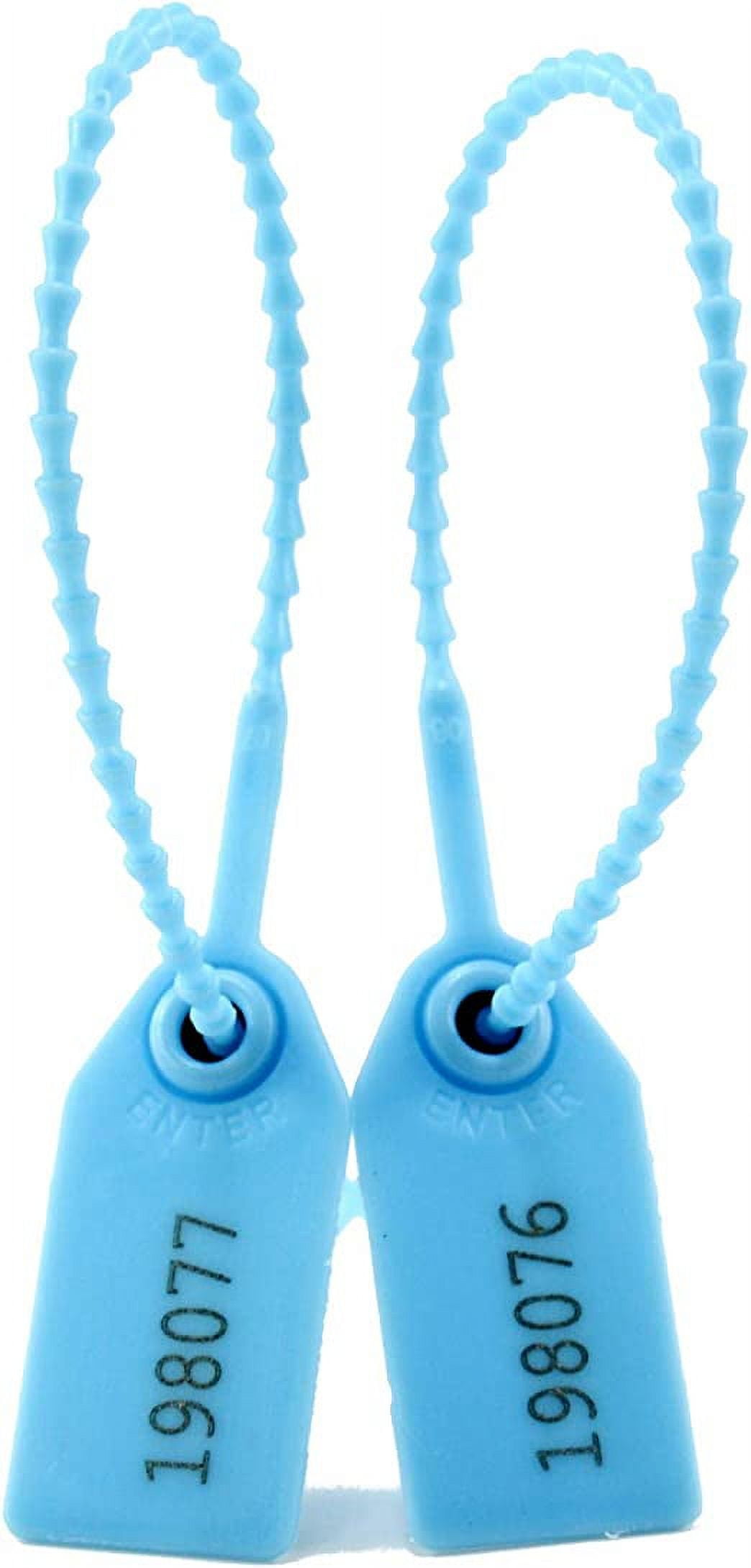 NAMZI 100 Plastic Tamper Seals Self Locking Security Tags Zip Ties ...