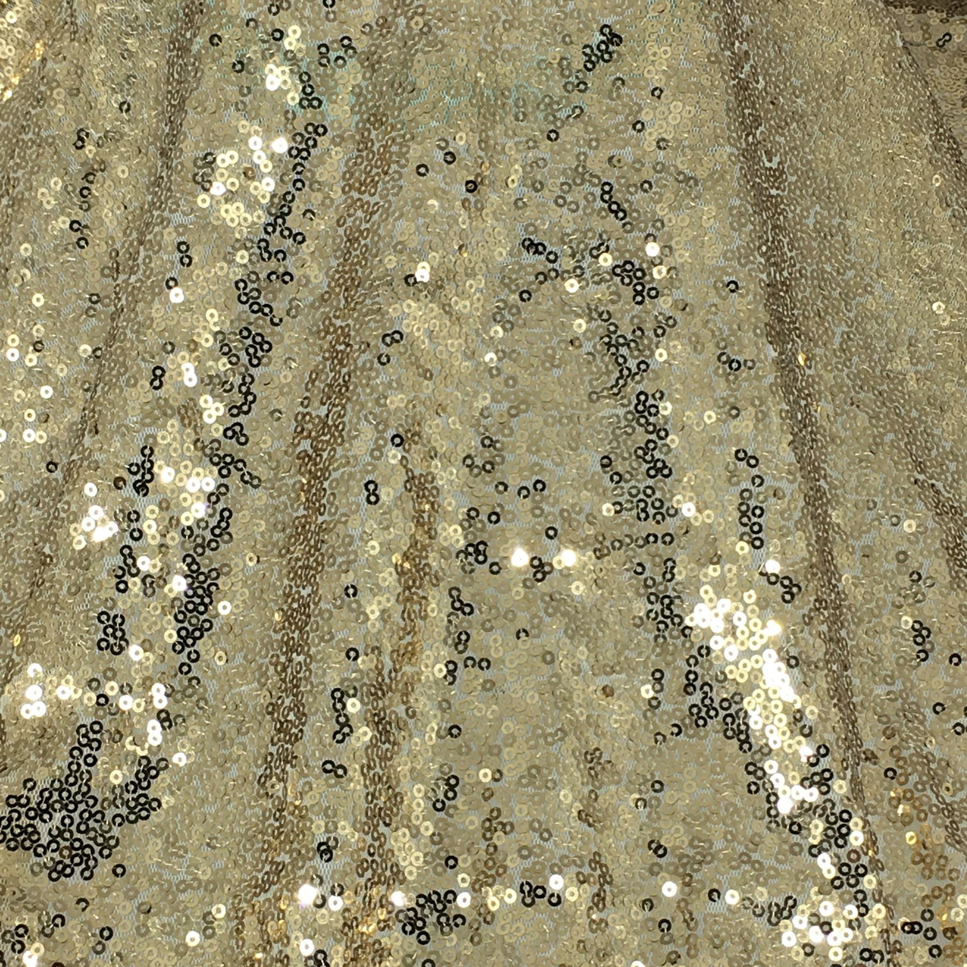 NAMZI 51in Wide x 2.2 Yards Length Sequin Fabric by The Yard, Glitter ...