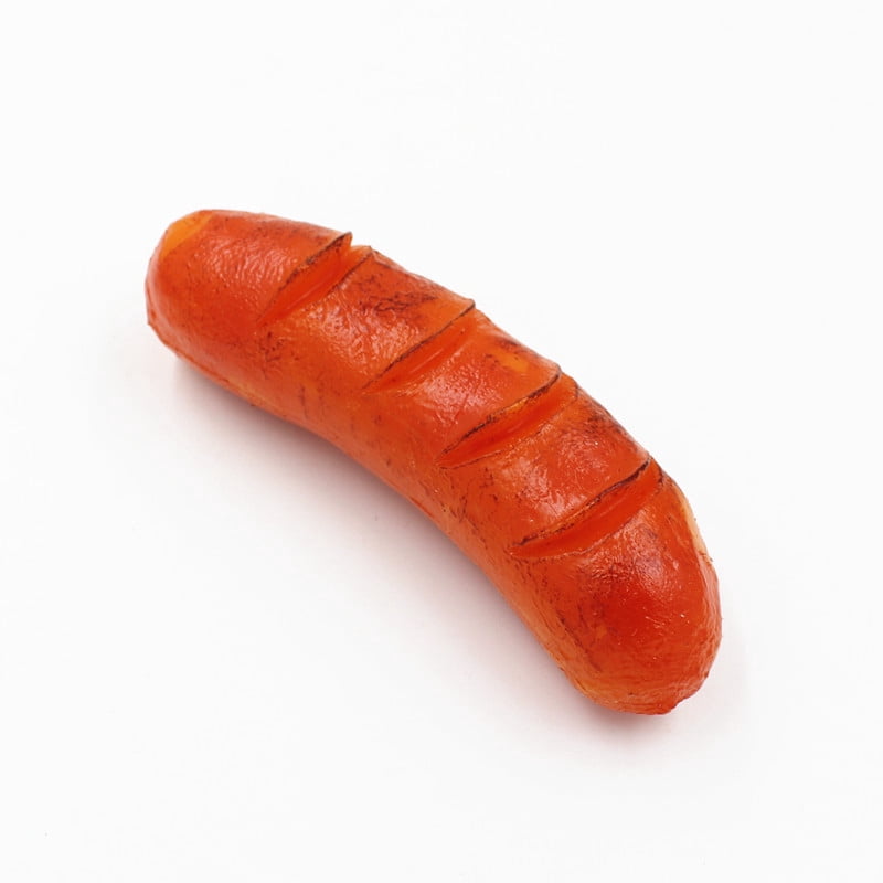 NAMZI 6-piece simulated hot dog, fake sausage, artificial food model ...
