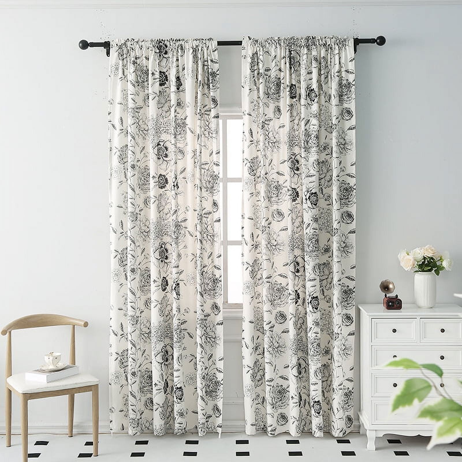NAMZI Curtains Sheer - Texture Sheer Window Covering, Light & Airy ...