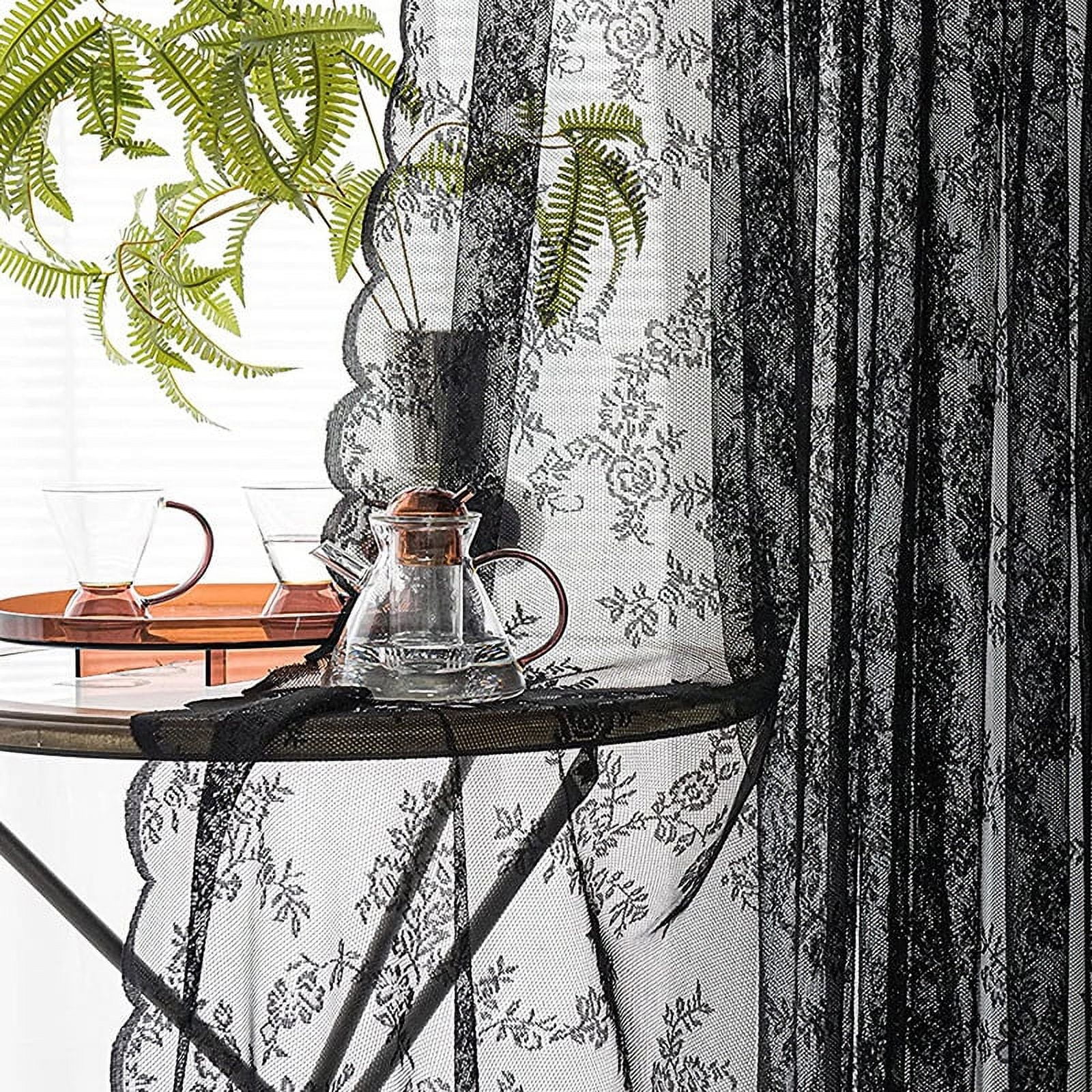 NAMZI Curtains Sheer - Texture Sheer Window Covering, Light & Airy ...