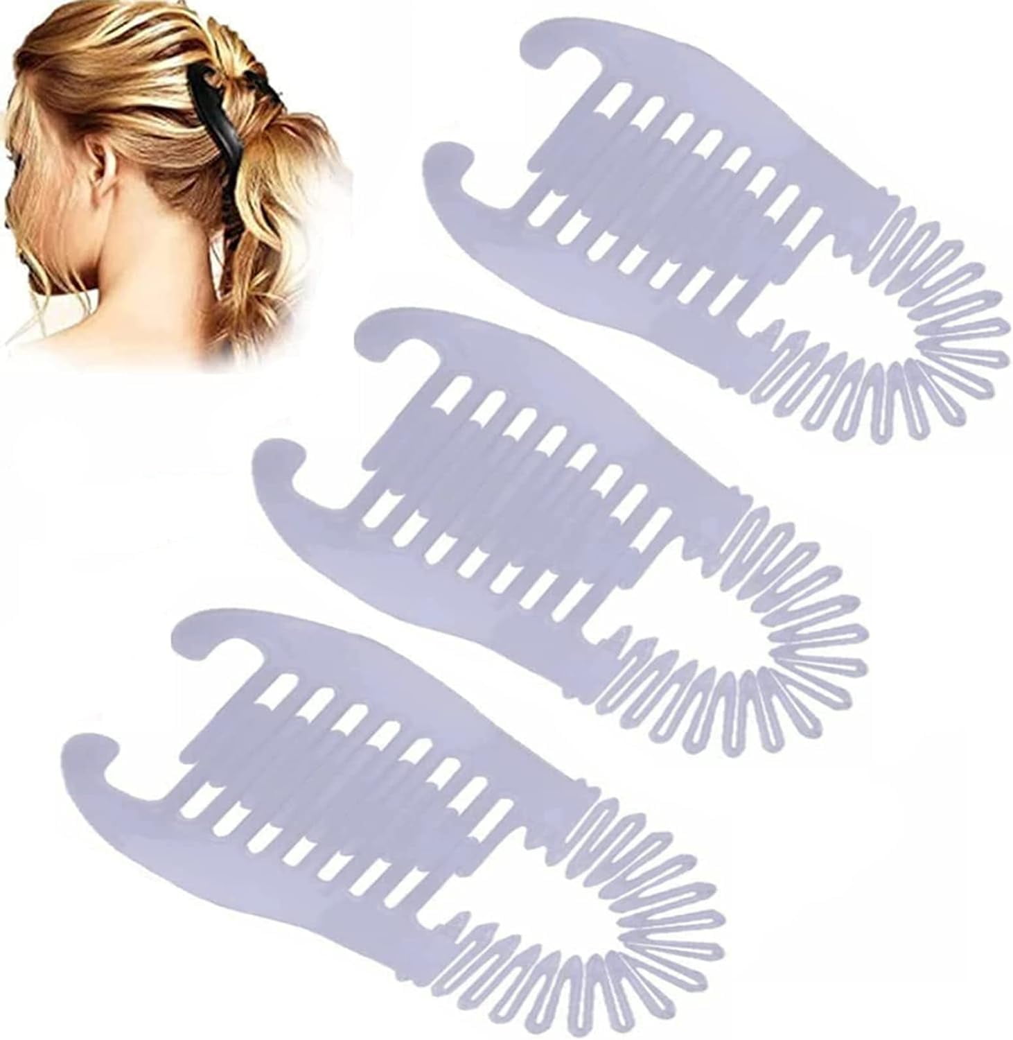 NAMZI New Banana Hair Clips for Women – 3Pcs Banana Clips Hair for ...