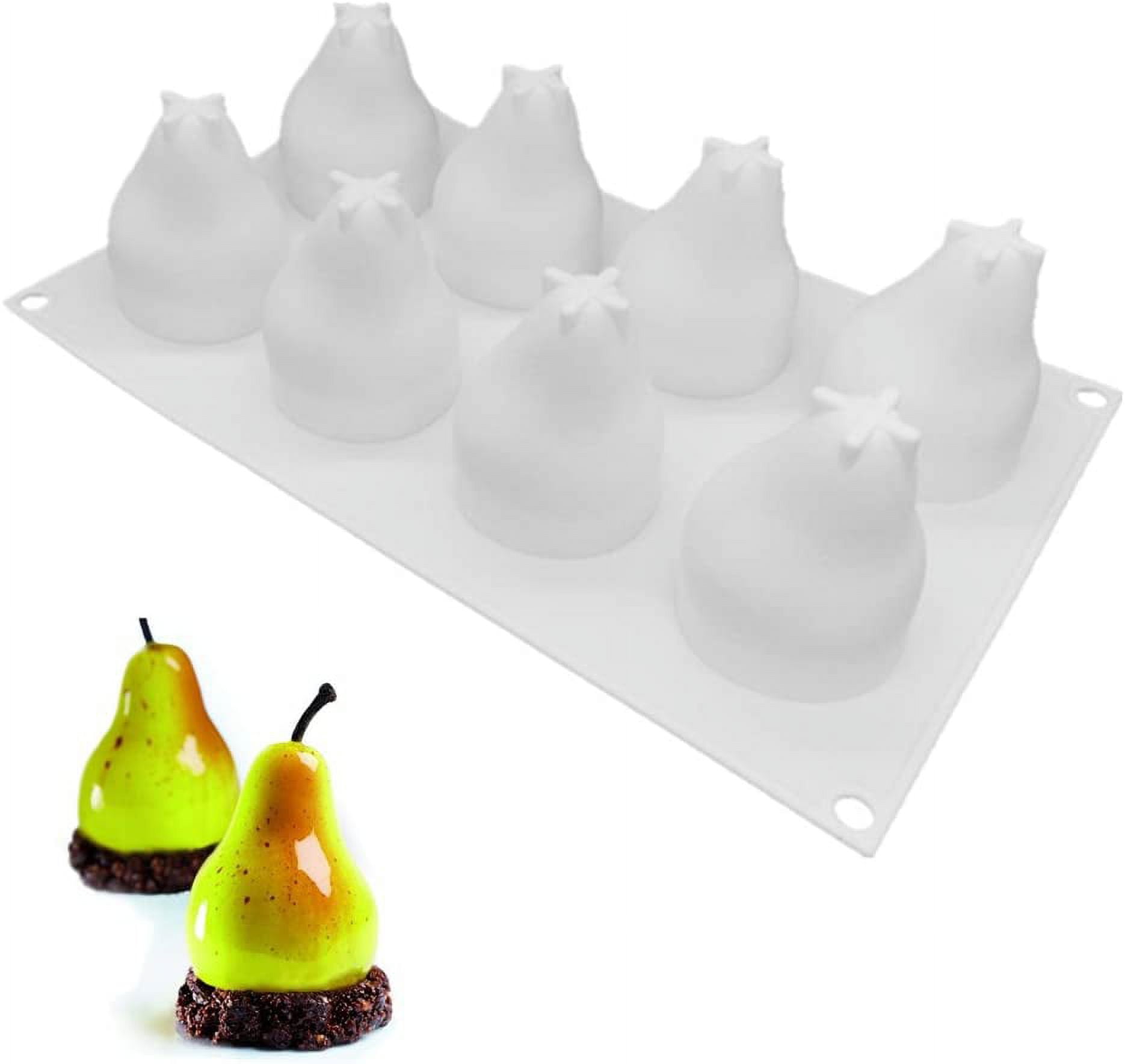 NAMZI Pear Shape Silicone Molds Cake Decorating Tools Bakeware French ...