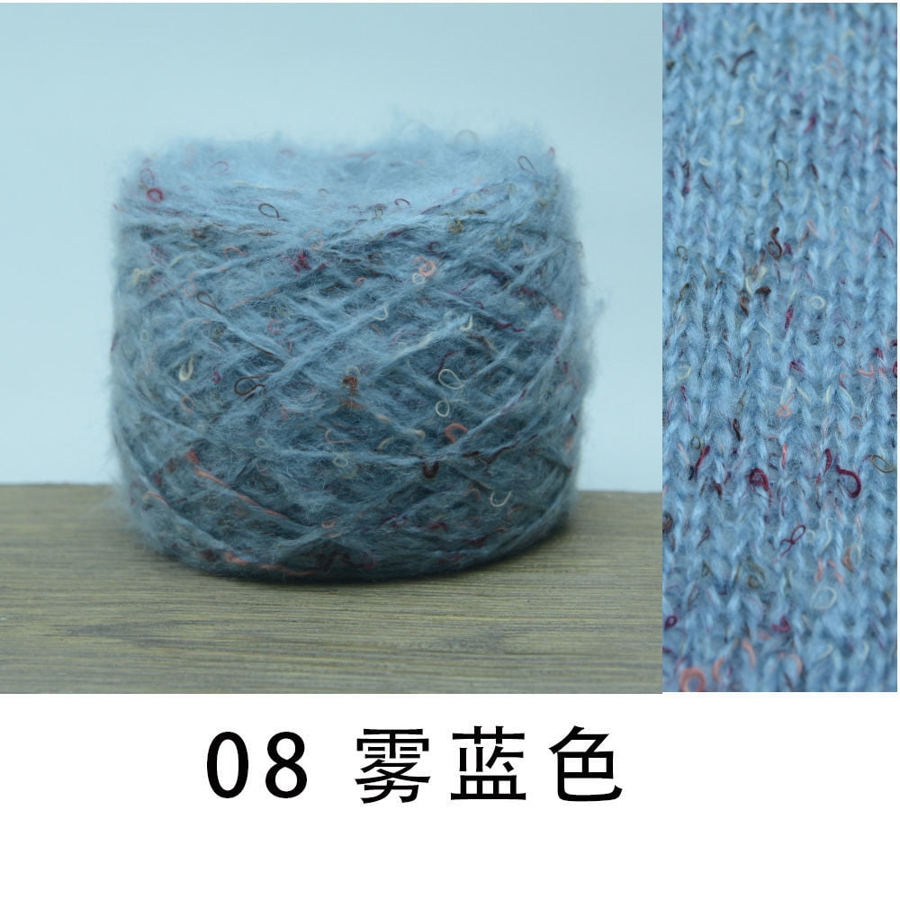 NAMZI Soft Plush Wool Acrylic Fancy Loop Yarn for Doll Hair Making ...