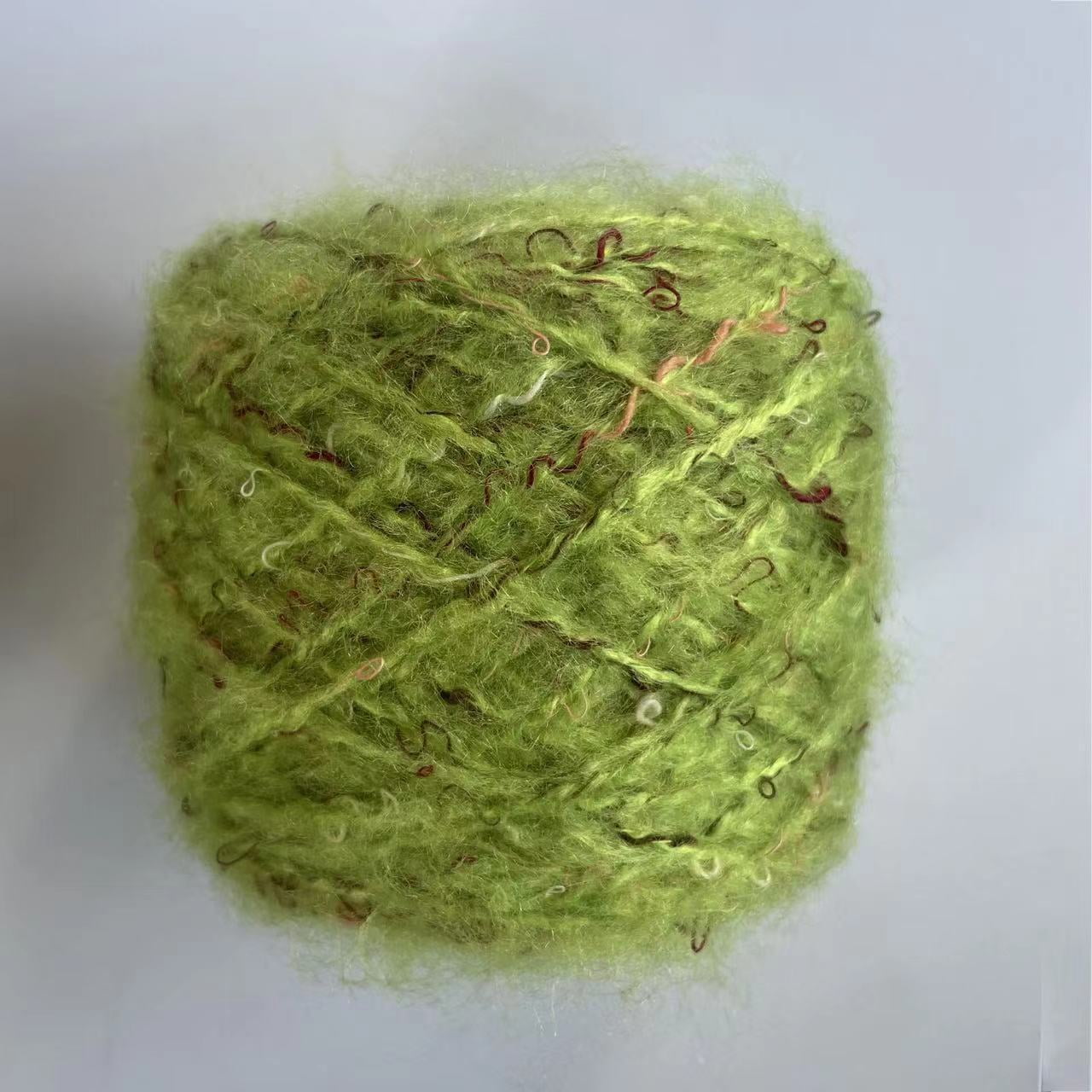 NAMZI Soft Plush Wool Acrylic Fancy Loop Yarn for Doll Hair Making ...