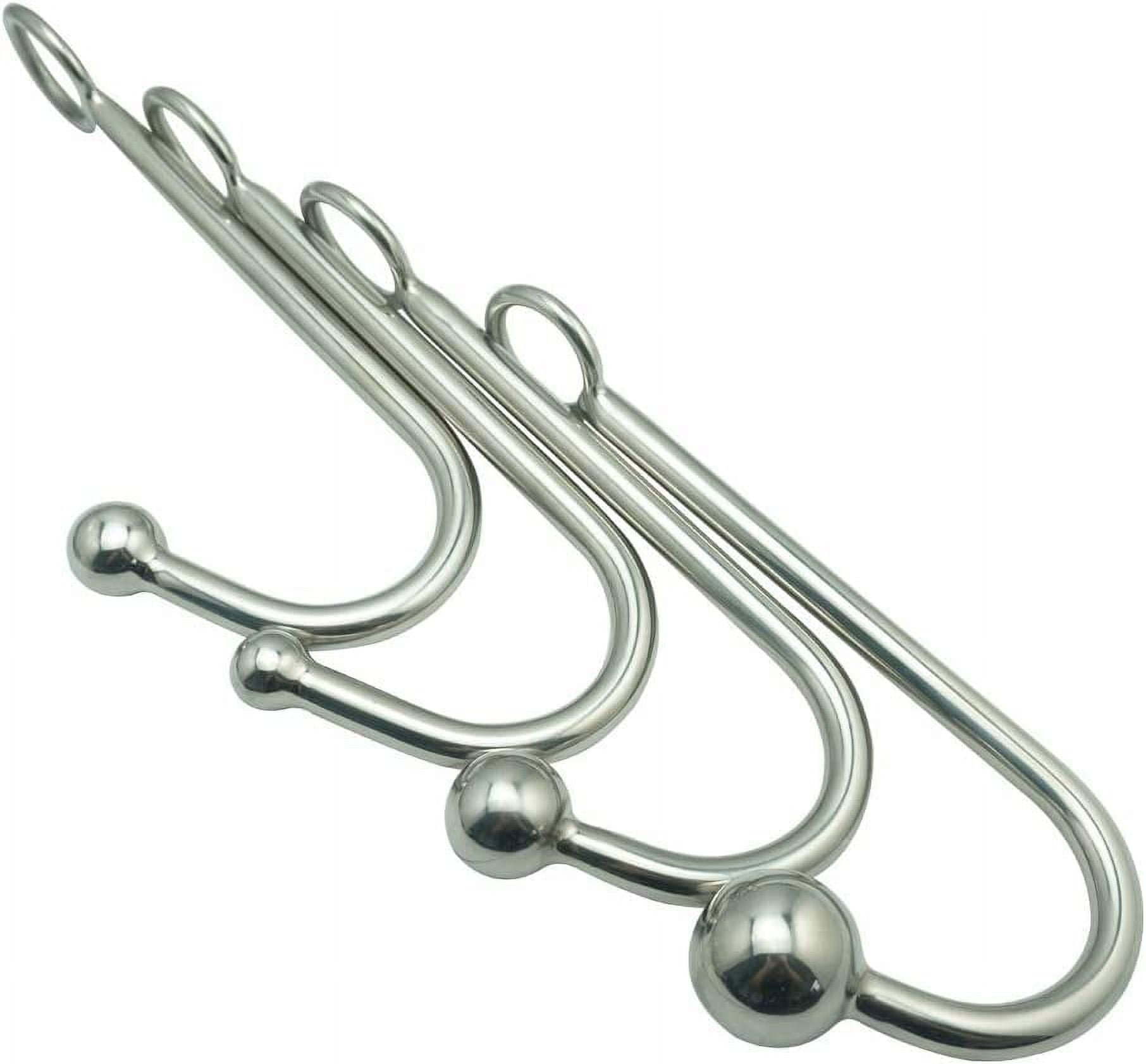 NAMZI Stainless Steel Metal Hook with Ball Hole Massager Handheld ...