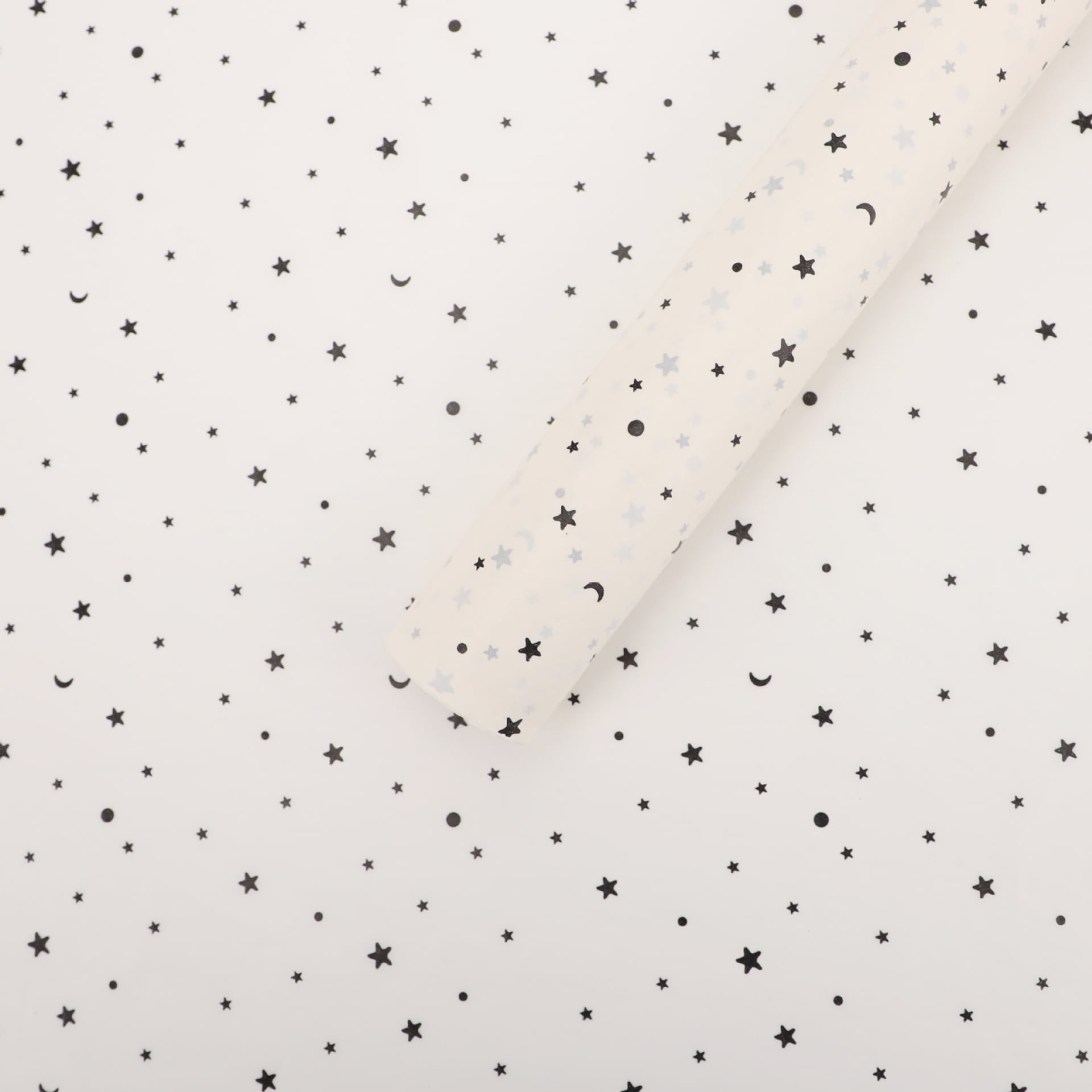 NAMZI snow pear paper hot gold star moon metal texture lining bouquet ...