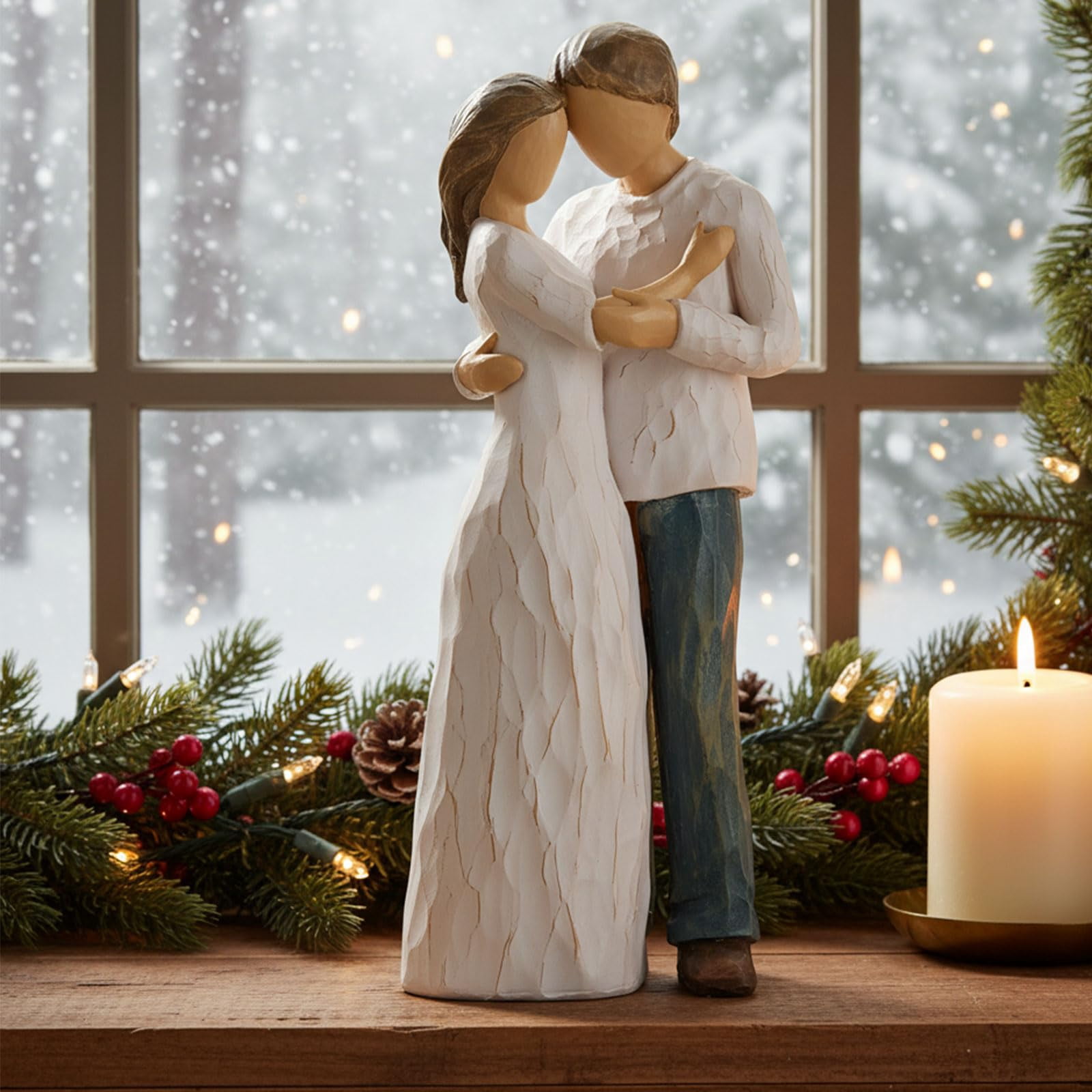 NAN ZAI NAN FANG Couple Figurine Romantic Wedding for Wife Couples 8.8 ...