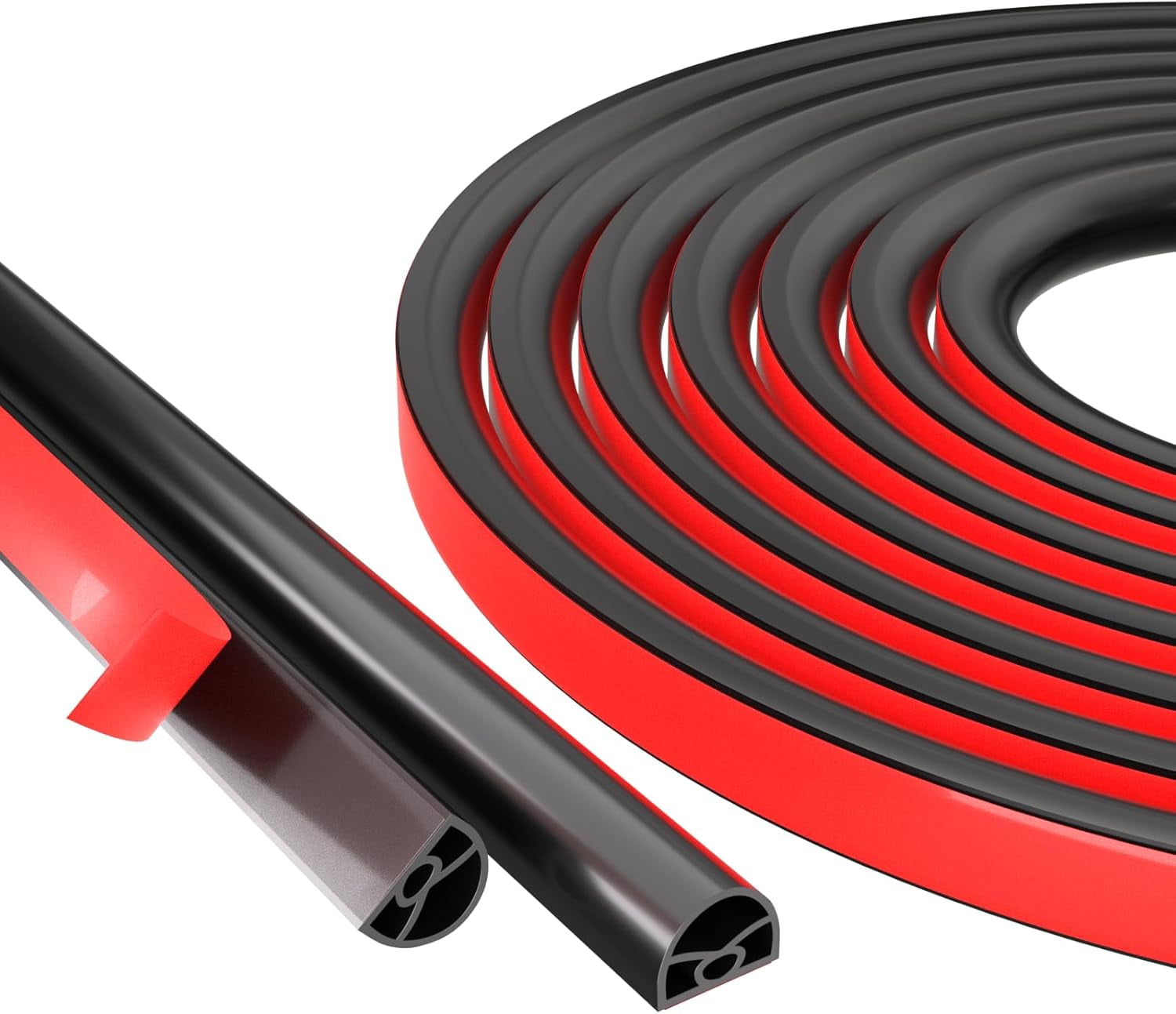 NANAHuang 19.7 Feet Door Weather Stripping Door Seal Strip,Self ...