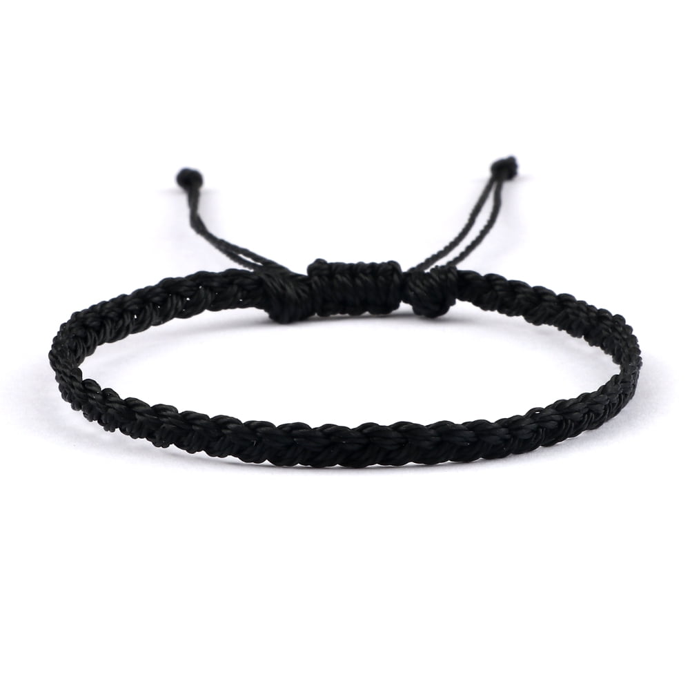 NANAHuang Adjustable Waterproof Wax String Bracelet for Women Men ...