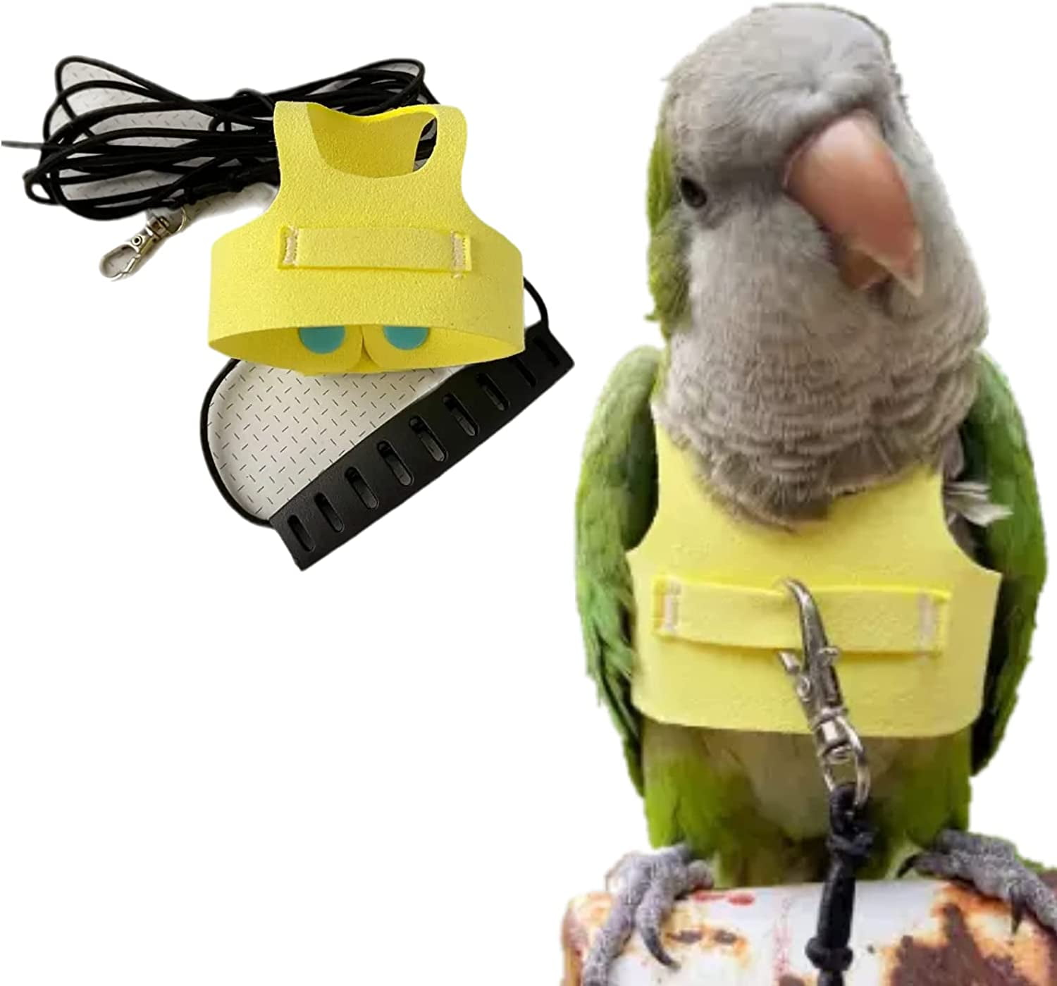 NANAHuang Bird Flight Harness Vest, Parrot Flight Suit with Leash for ...