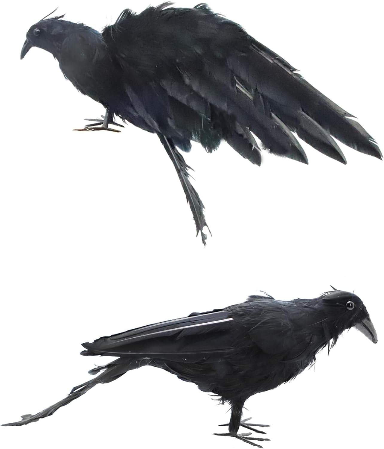 NANAHuang Black Feathered Crows Lifesize Extra Large Realistic Flying ...