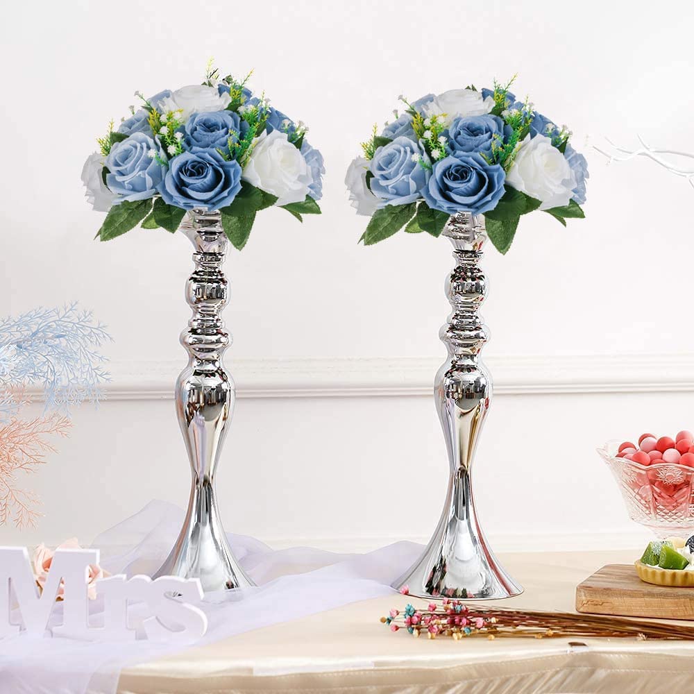 NANAHuang Blue Artificial Flowers for Decoration Fake Kissing Flower ...