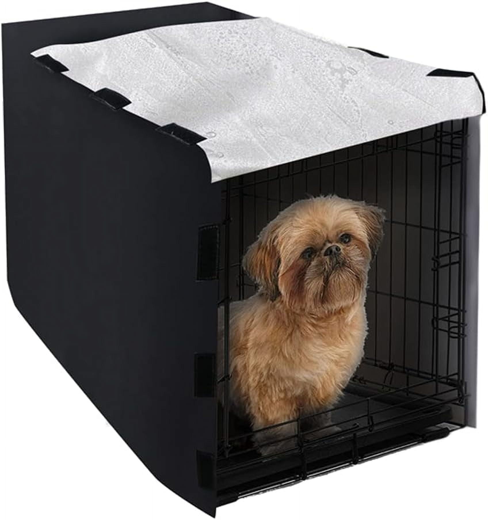 NANAHuang Dog Crate Cover Pet Kennel Cover Waterproof Wire Metal Crate ...