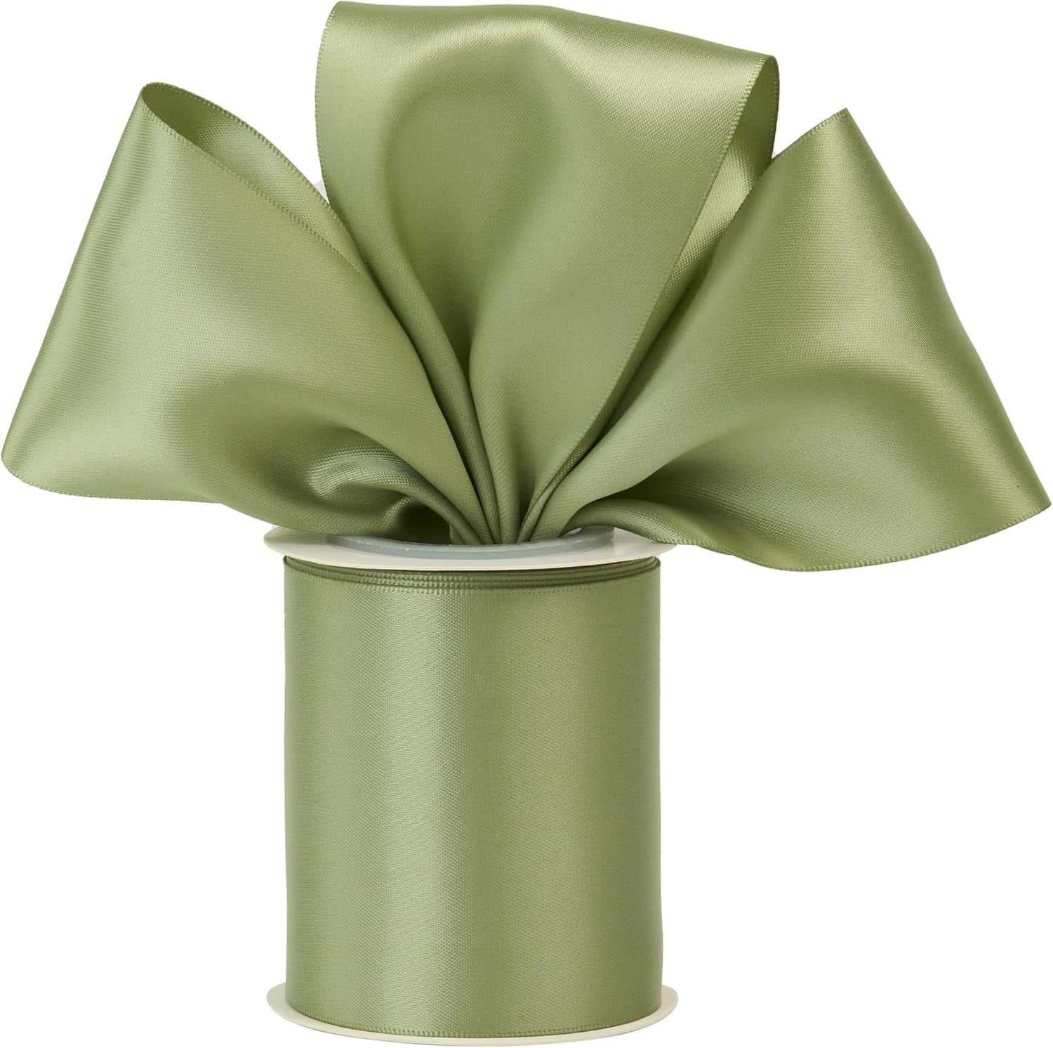 NANAHuang Dusty Blue Ribbon 3 Inch Double Faced Satin Ribbon Sash ...