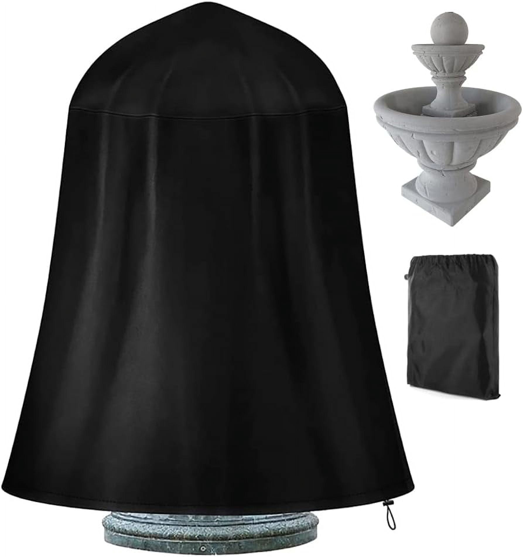 NANAHuang Fountain Cover for Winter Waterproof Bird Bath Cover Heavy ...