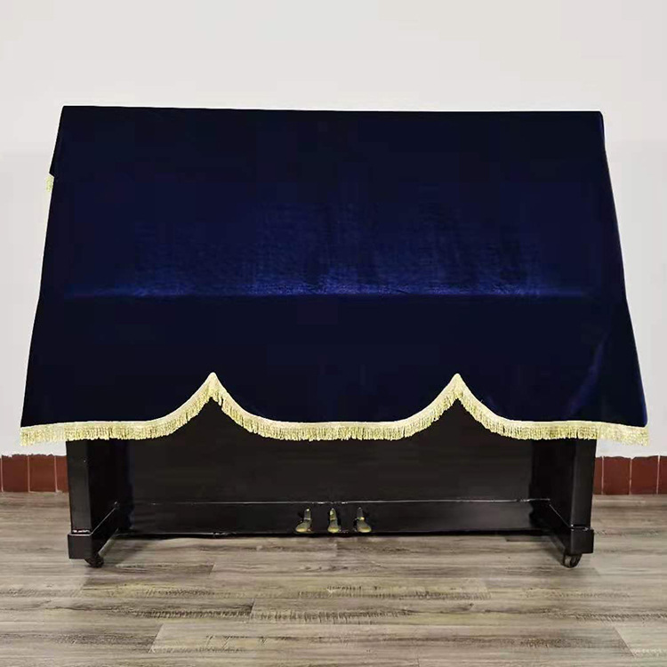 NANAHuang Golden Velvet Piano Cover Universal Piano Cover For Upright ...