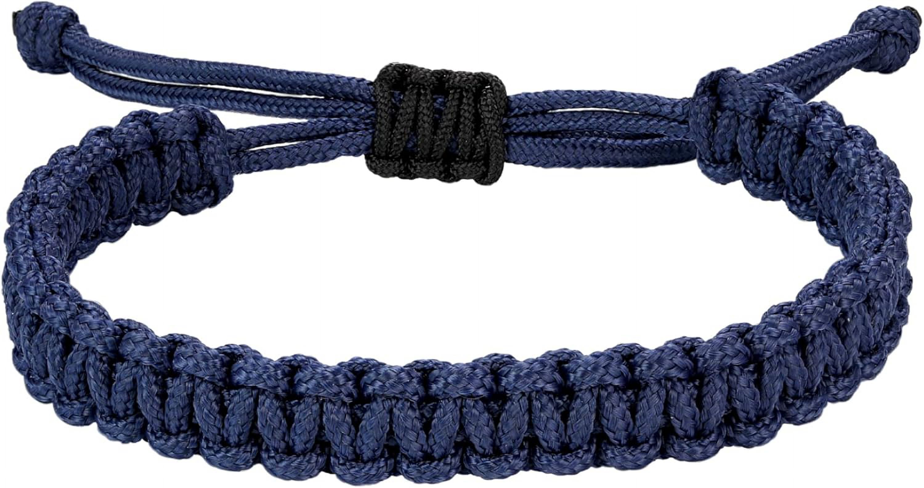 NANAHuang Men's Nautical Rope Bracelet, Hand Braided Paracord Thread ...