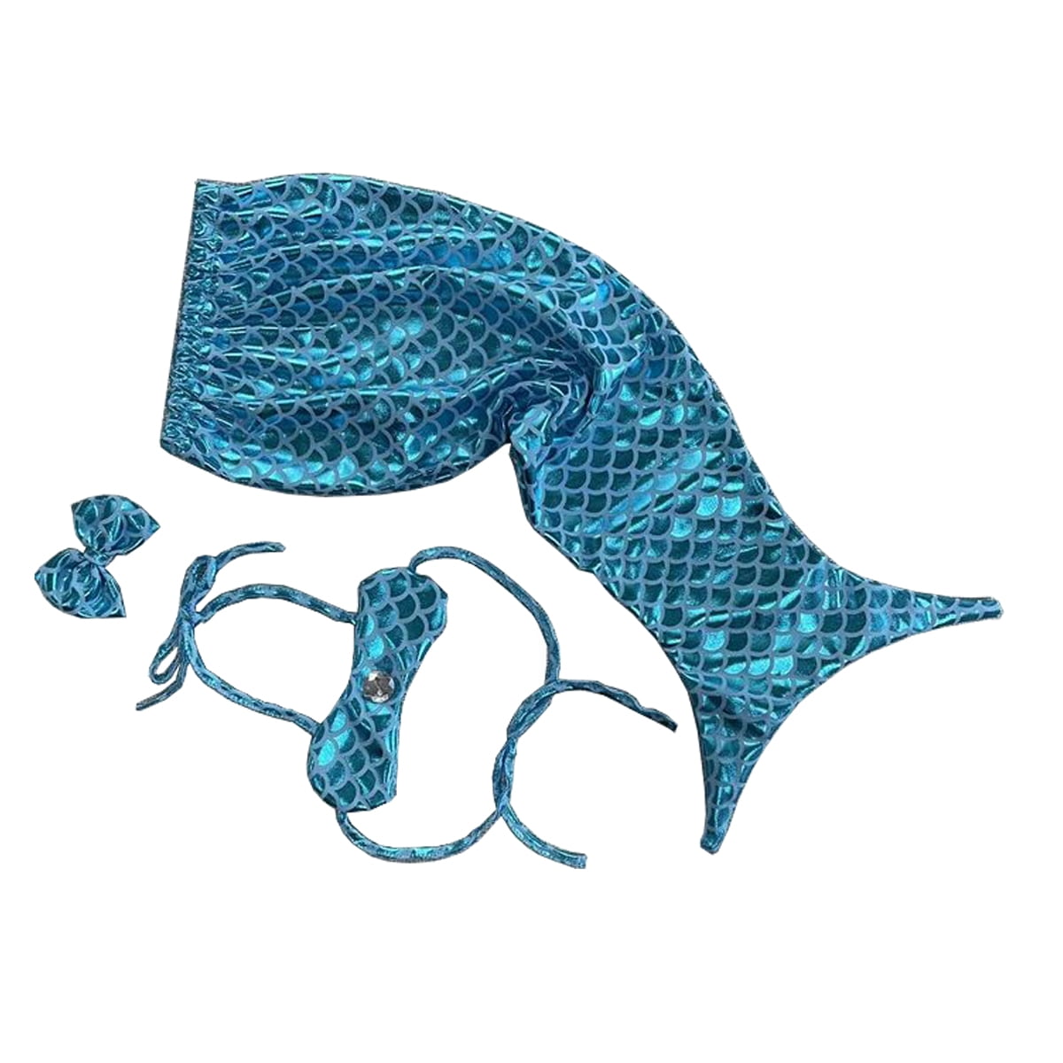 NANAHuang Mermaid Cat Costumes Sparkly Cosplay Dog Clothes Outfit for ...