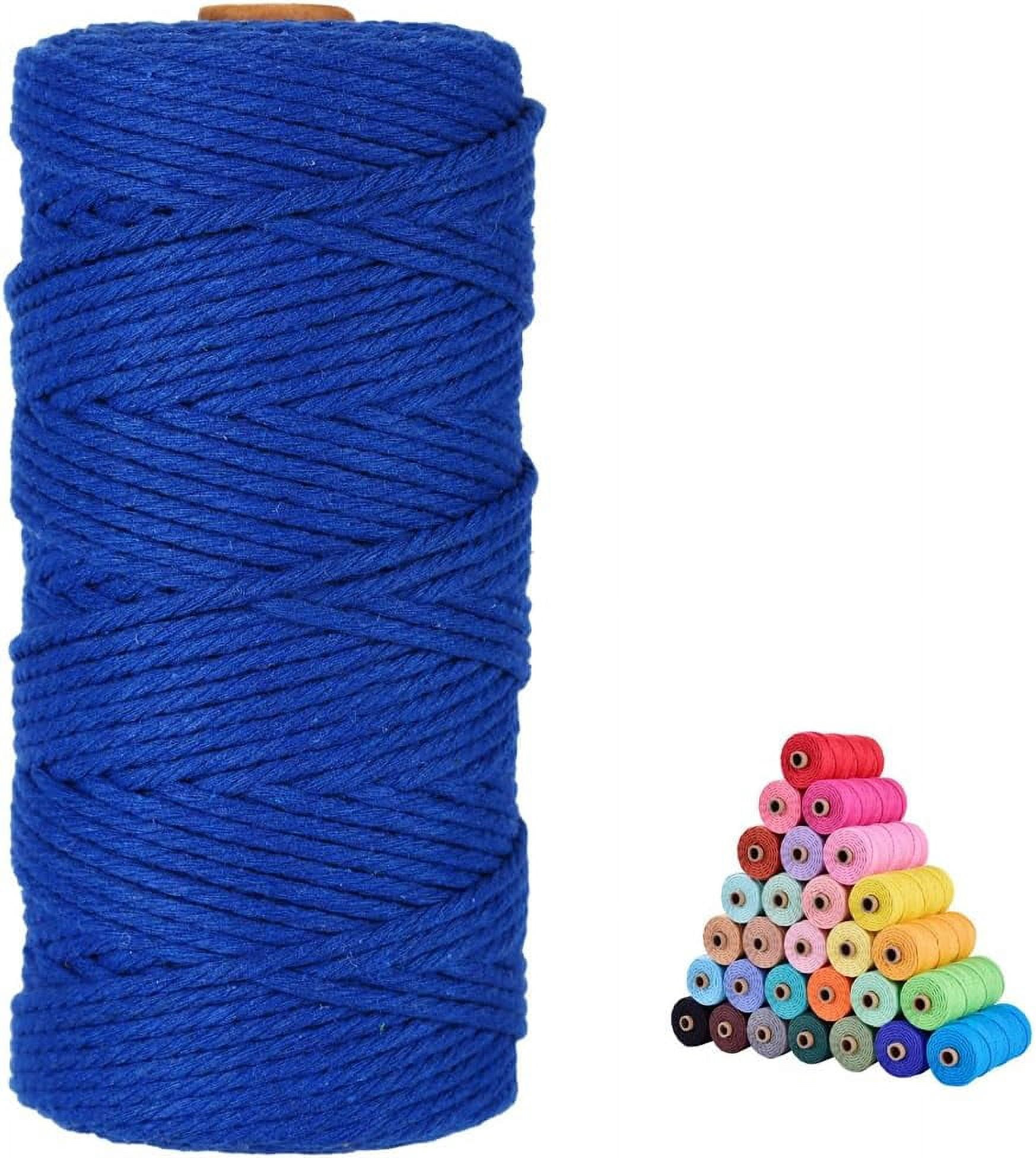 NANAHuang Natural Cotton Macrame Cord,5mm x110 Yards Macrame Cords ...