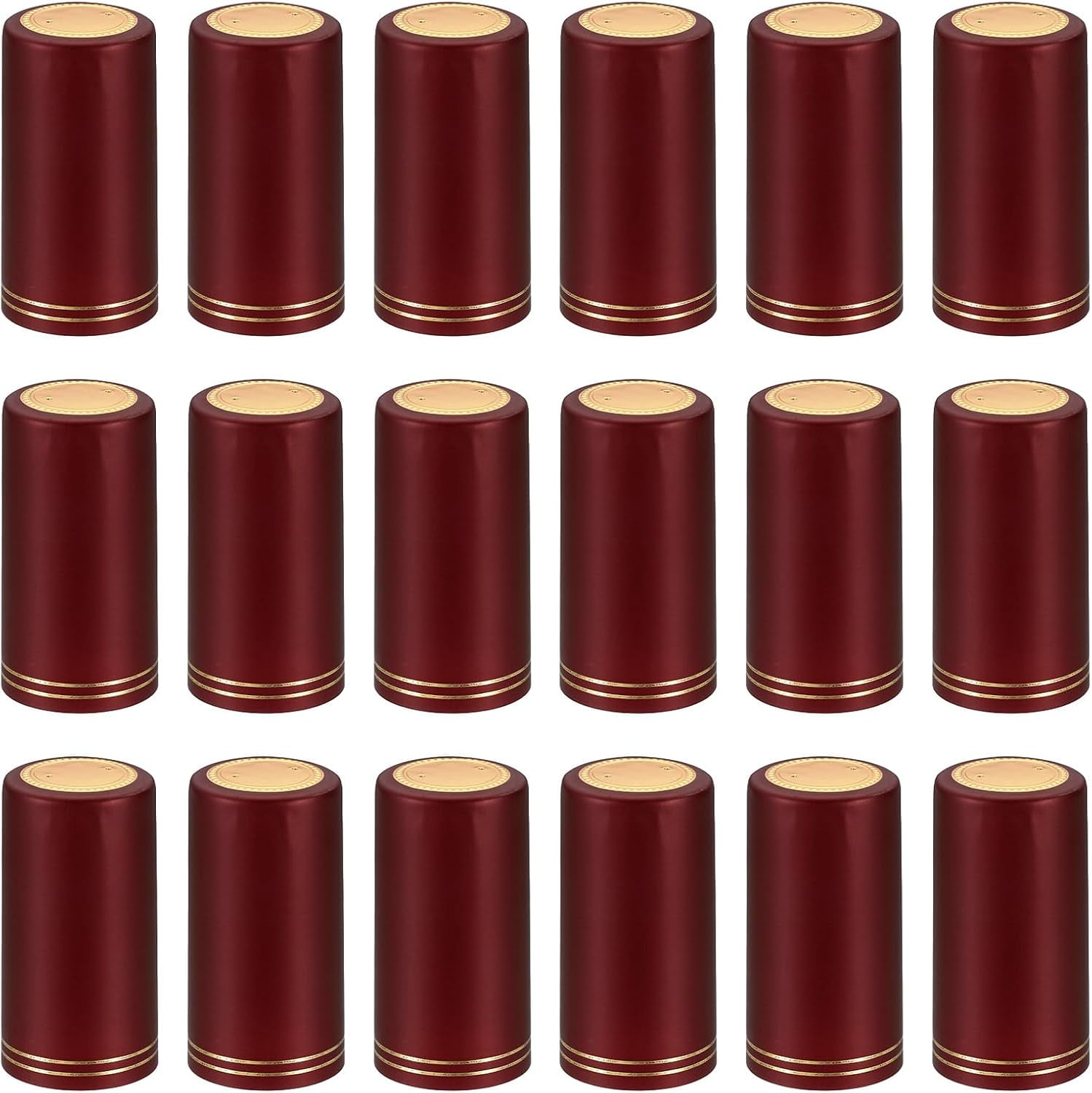 NANAHuang PVC Heat Shrink Cap with Tear Tab for Wine Bottle, 120 Pcs ...