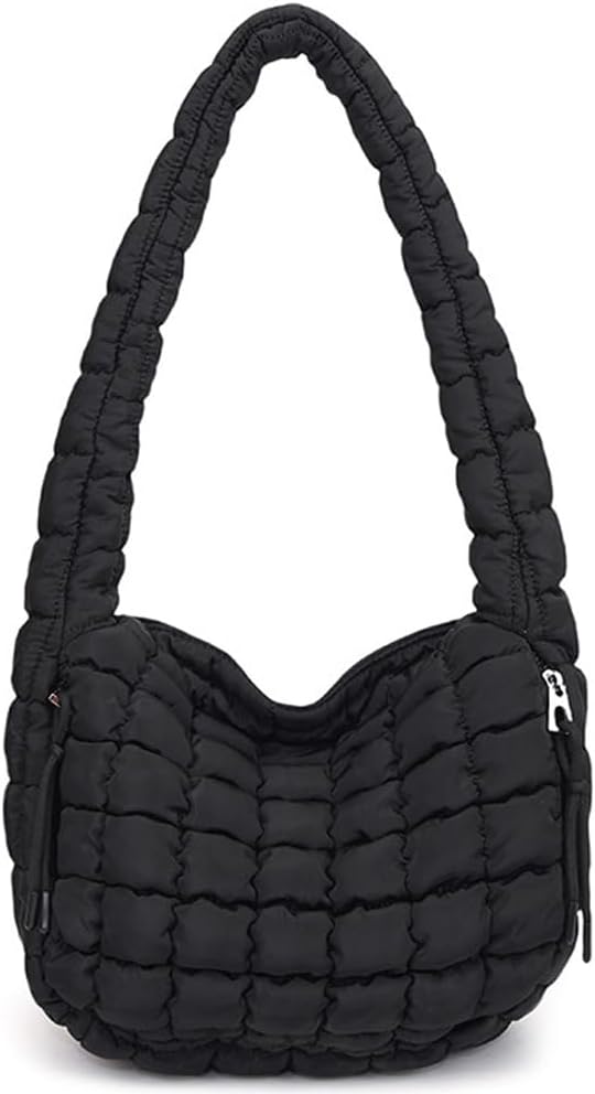 NANAHuang Quilted Puffer Bag for Women Puffy Crossbody Bag Lightweight ...