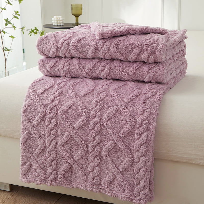 NANAHuang Rolled single-layer tuff blanket double-sided fuzz multi ...