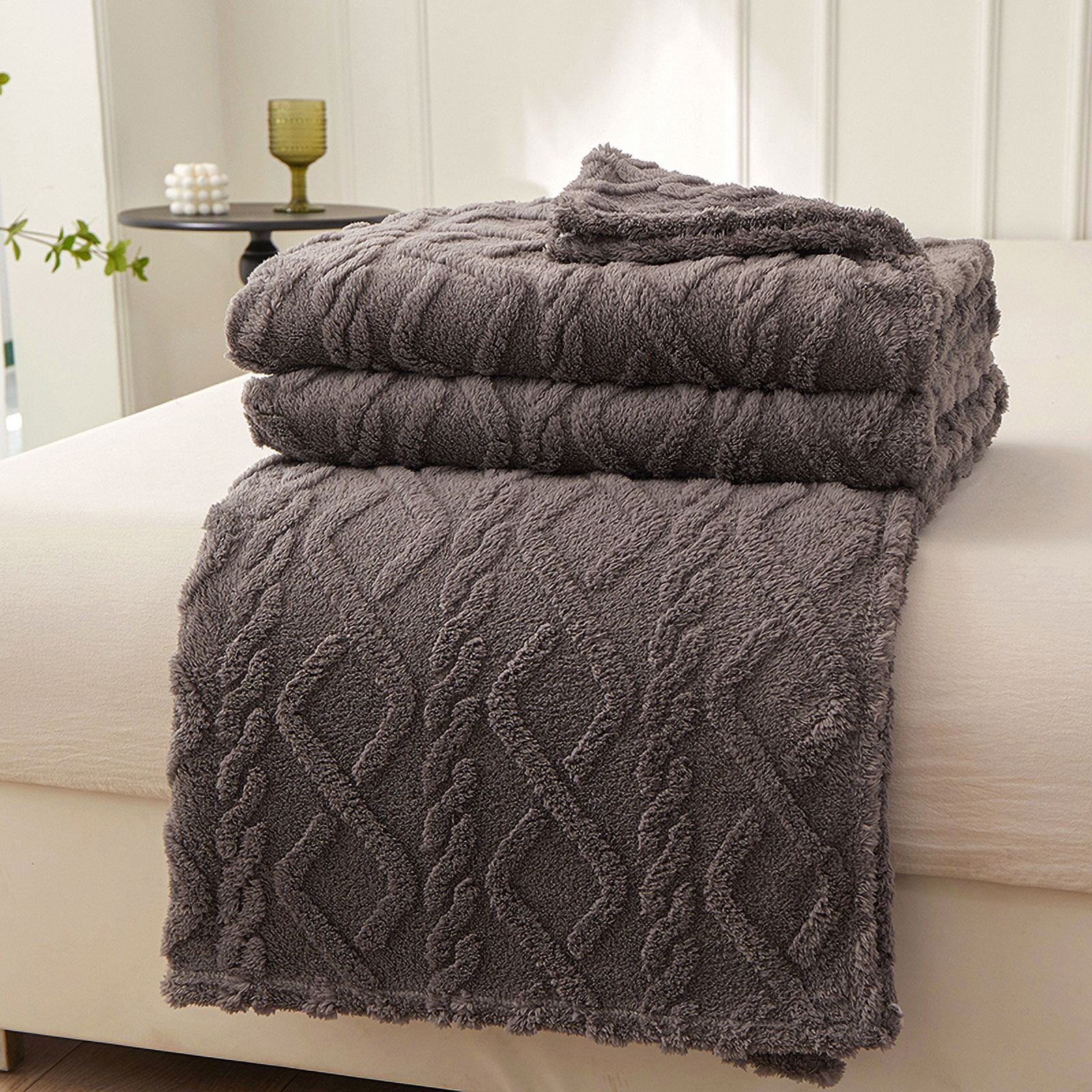 NANAHuang Rolled single-layer tuff blanket double-sided fuzz multi ...