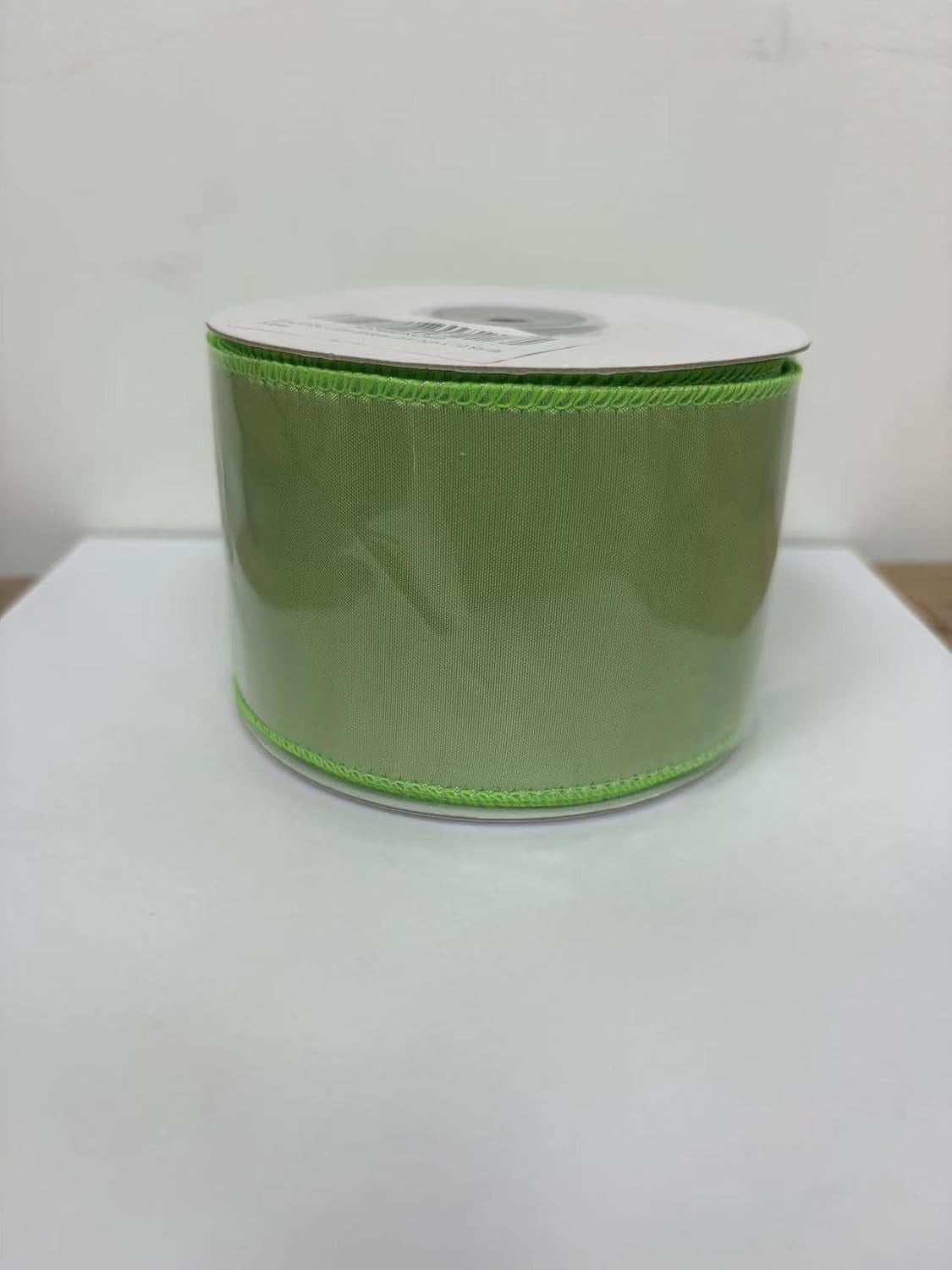 NANAHuang Sage Green Ribbon Wired 2.5x 10 Yard Sage Green Wired Ribbon ...