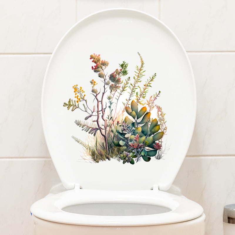 NANAHuang Sanitary Bathroom Tile Decorative Sticker Toilet Lid Laying ...