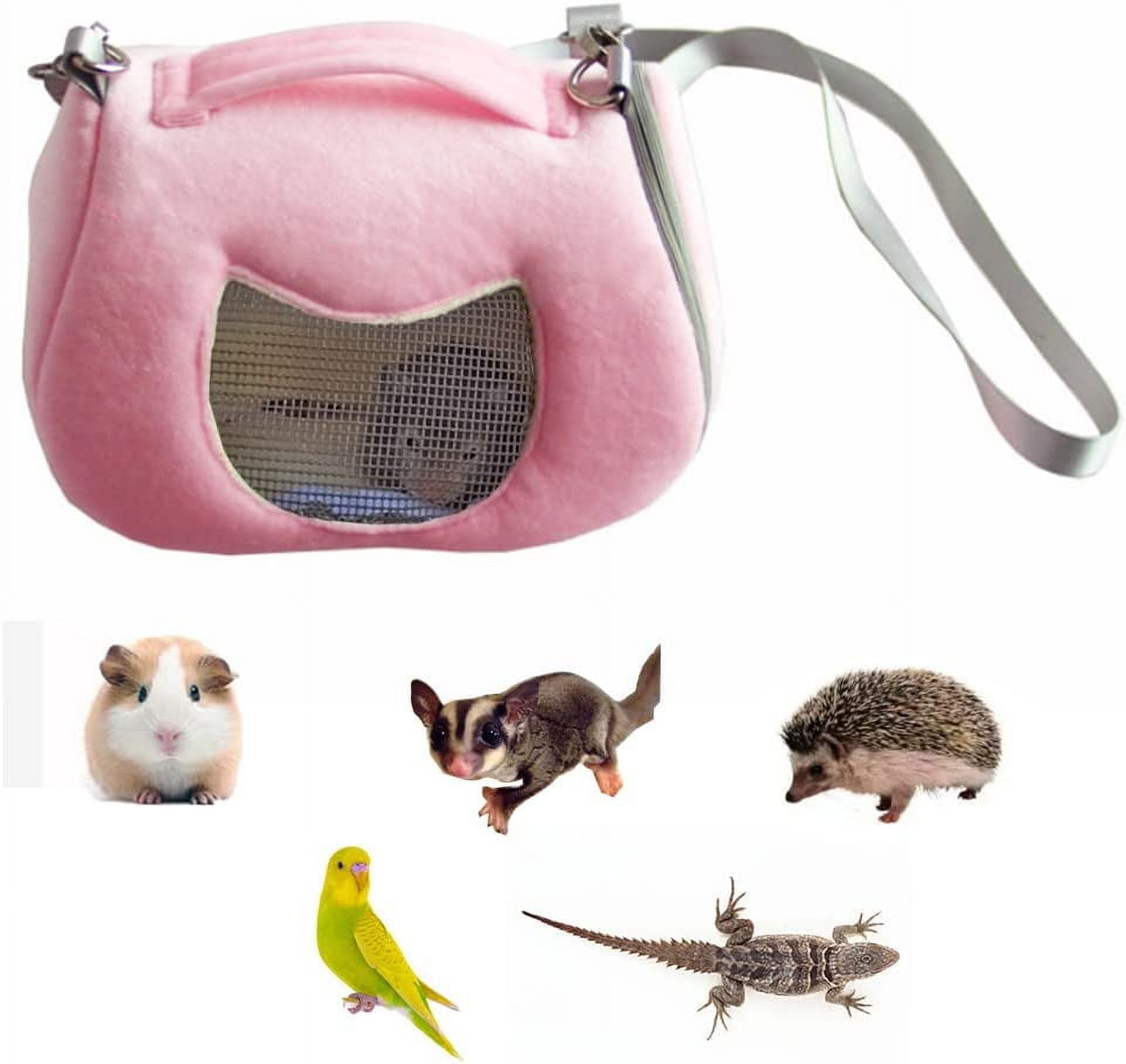 NANAHuang Small Pet Carrier Bag with Adjustble Shoulder Strap Hamster ...