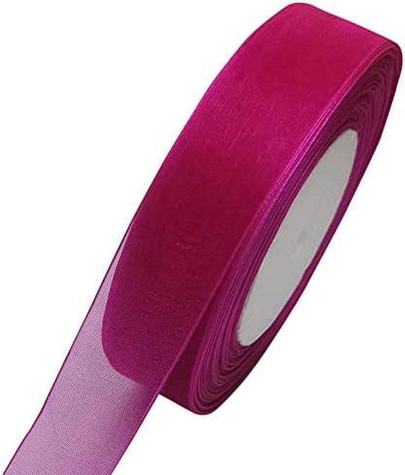 NANAHuang Solid Organza Ribbon Assorted 24 Yards Craft Bow Party ...