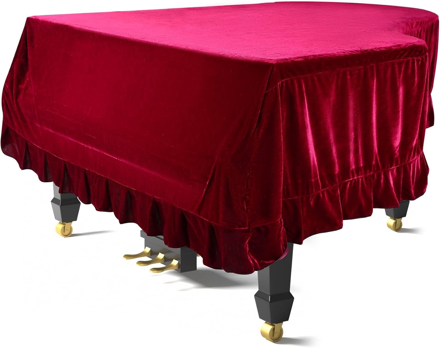 NANAHuang Velvet Grand Piano Cover Dustproof Baby Piano Cover ...