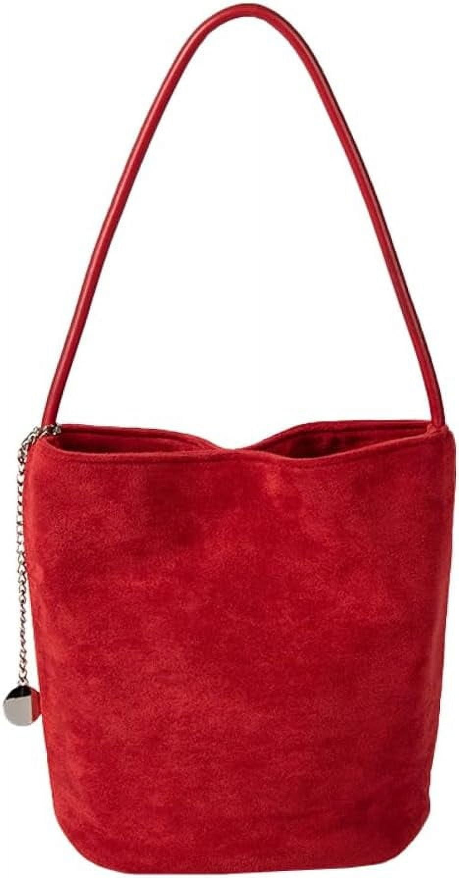 NANAHuang Vintage Suede Bag Soft Slouchy Hobo Bag Underarm Bag Elegant ...