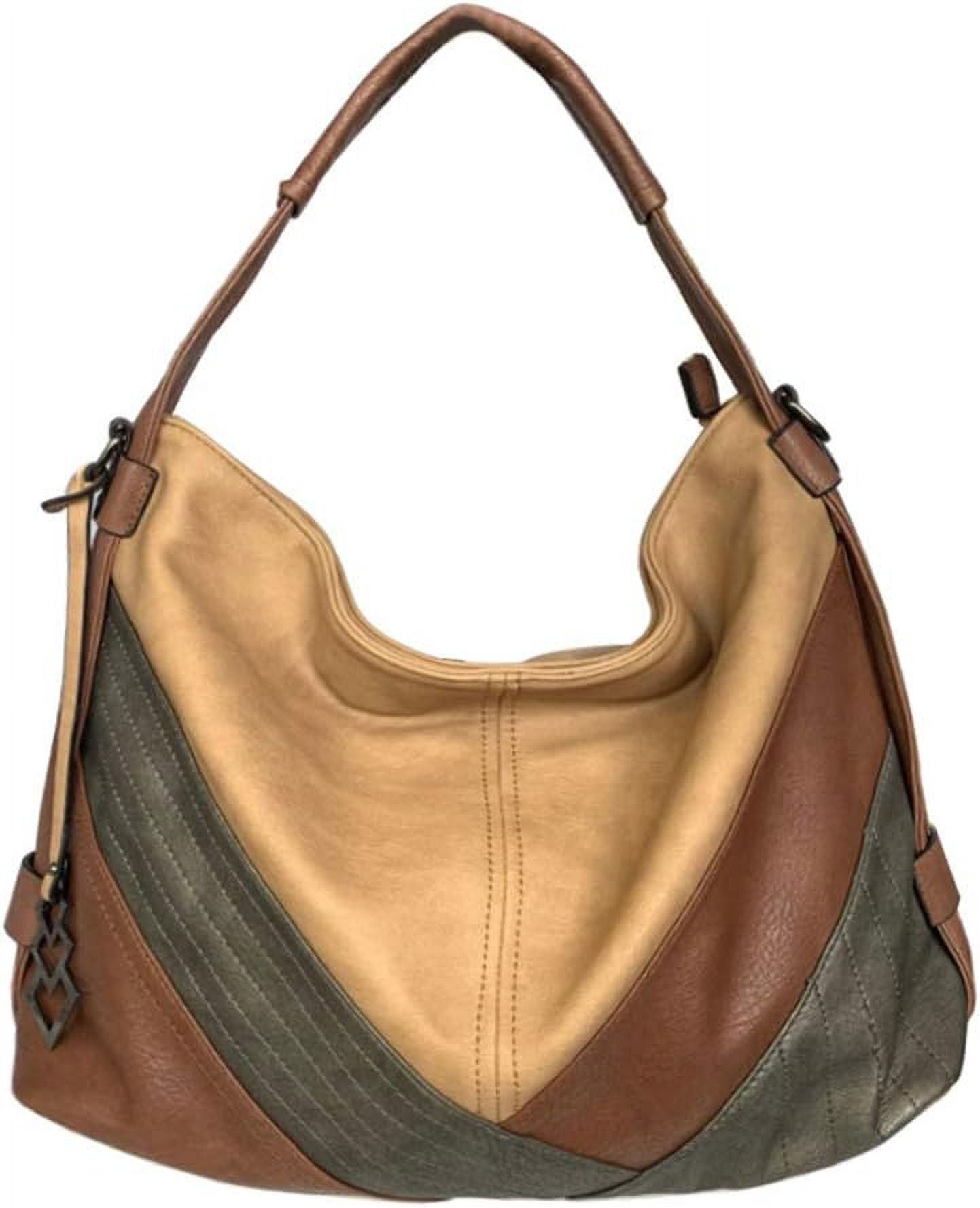 NANAHuang Women’s Classica Colorblock Hobo Bag Multicolor Handbag and ...