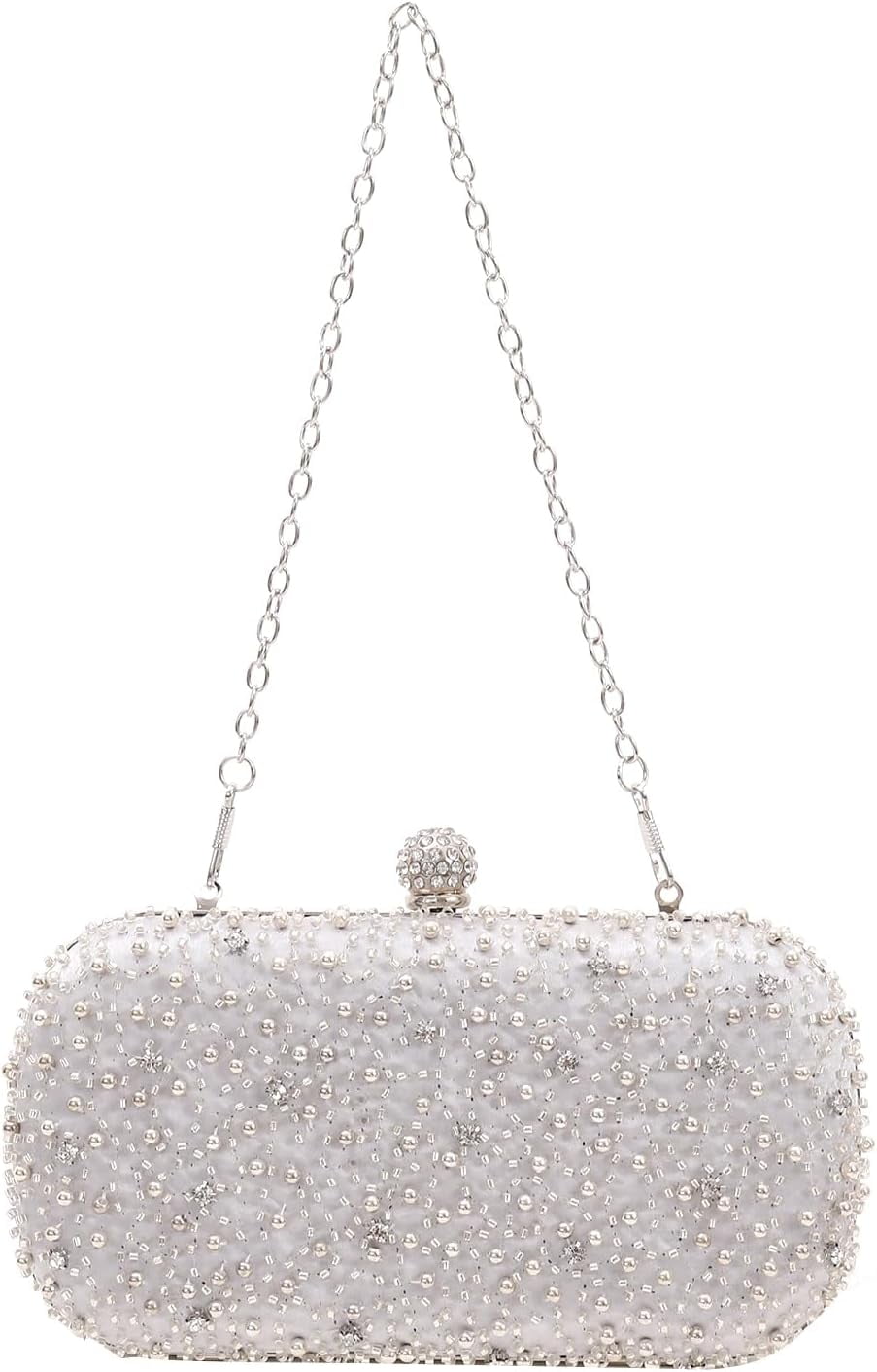 NANAHuang Women's Handbag Envelope Rhinestone Evening Bags Formal ...