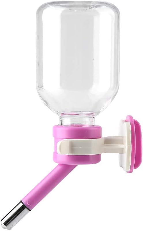 NANAHuangPet Dog Hanging Drinking Bottle, Dog Water Bottle for Crate ...