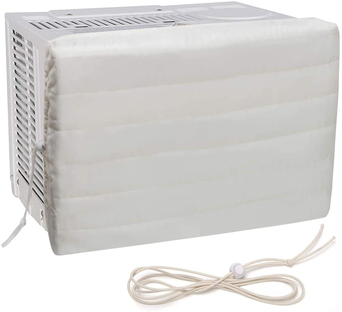 NANAhuang Indoor Air Conditioner Cover, White Window Unit Cover Anti ...