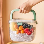 Mainstays Eezy Out Ice Bin - Holds Up to 4 Trays of Standard Ice Cubes ...