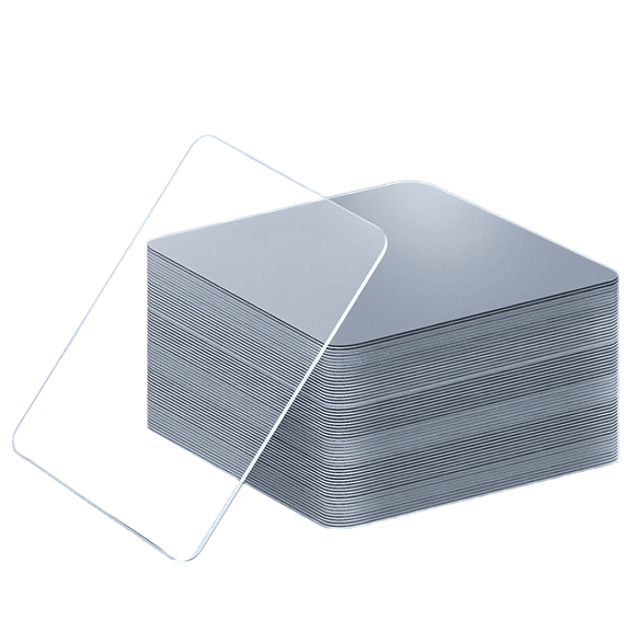 Walmart 50pc Heavy Duty Dual Sided Adhesive Tape Pads, Clear Sticky Gel ...