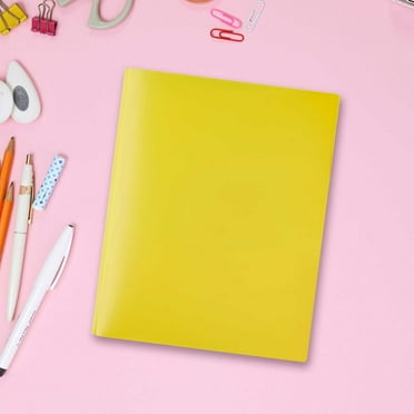 Mr. Pen- School Supply Plastic Folders, 5 pcs, Pastel Colors, Clear ...