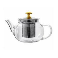 1500 ml Glass Teapot, Kvago Teapot with Strainer Insert, Heat Resistant ...