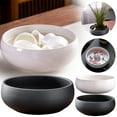 NANDIYNZHI Planters for Outdoor Plants,Bowl Planter ,Black Practical ...
