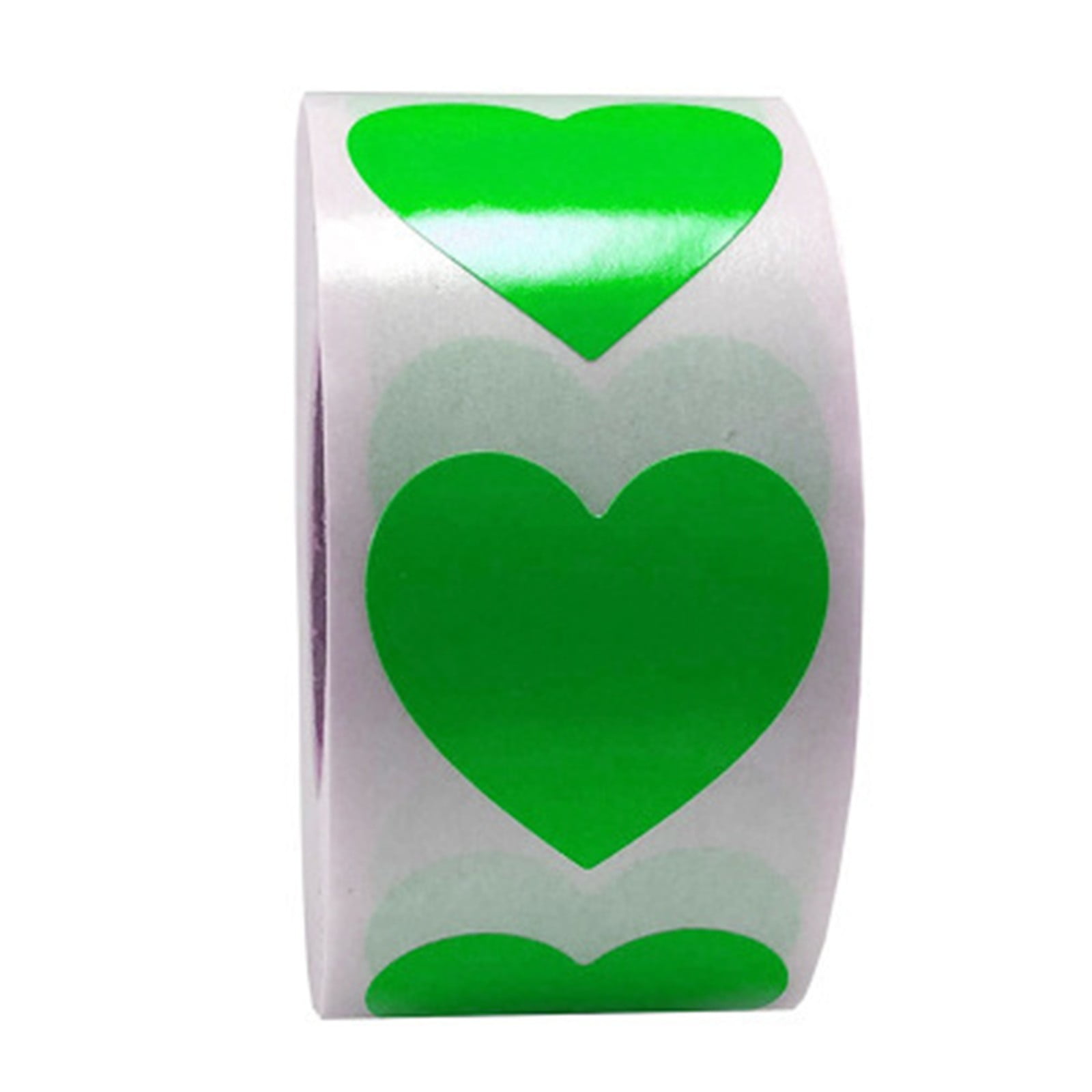 NANDIYNZHI Red Heart Stickers Roll Valentine'S Day Roll Stickers Heart ...