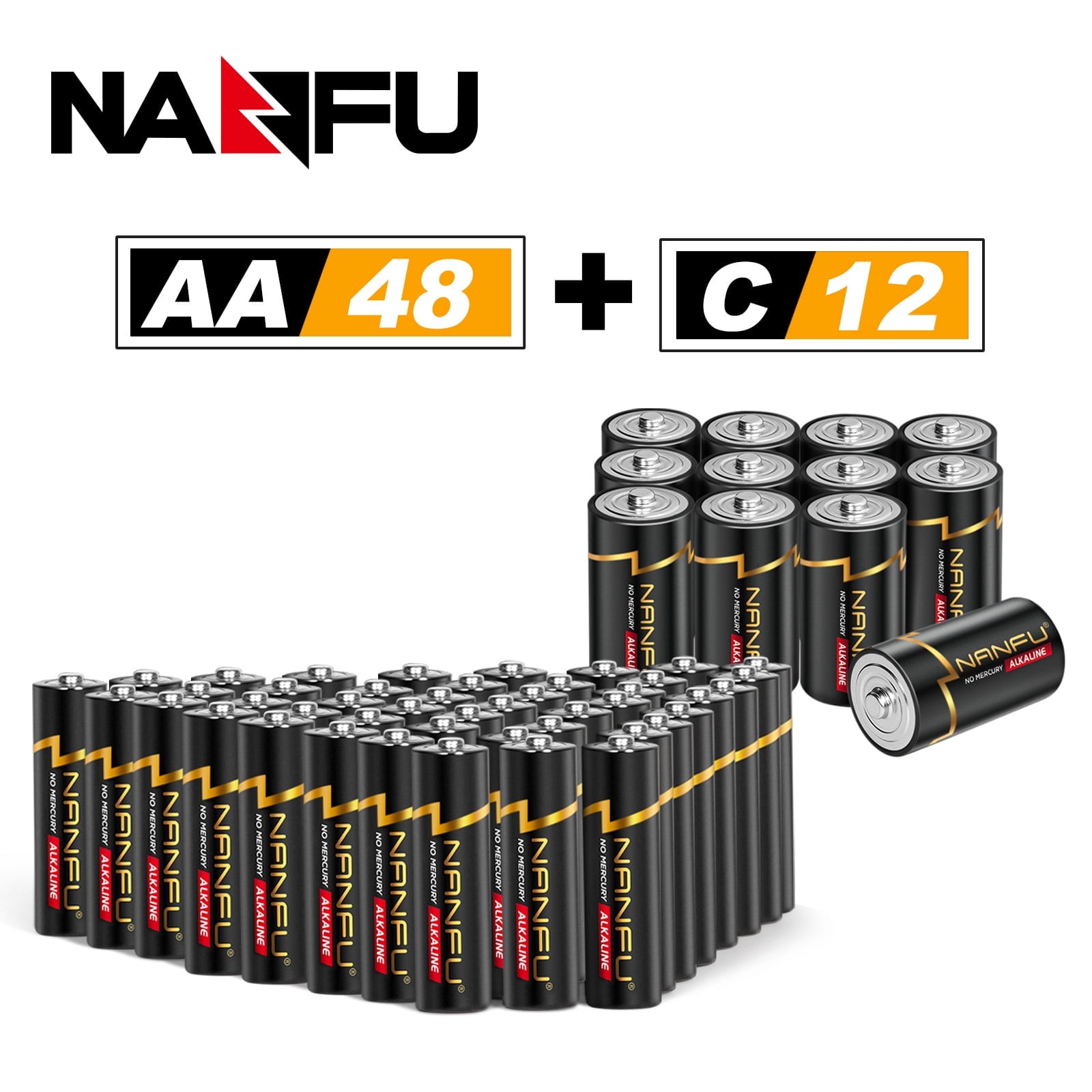 NANFU General Purpose Batteries for Office Kitchen Devices - Walmart ...