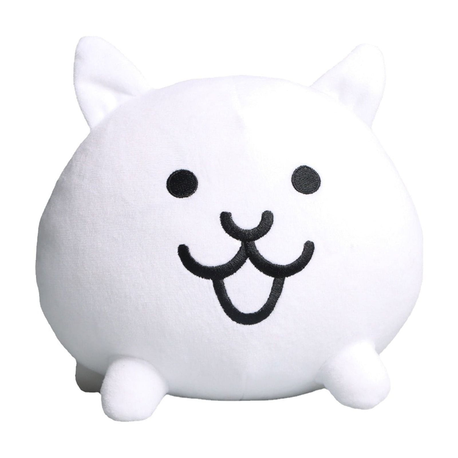 NANIL The Battle Cats Plush 7.8 Inches, Round Shaped White Soft Plush ...